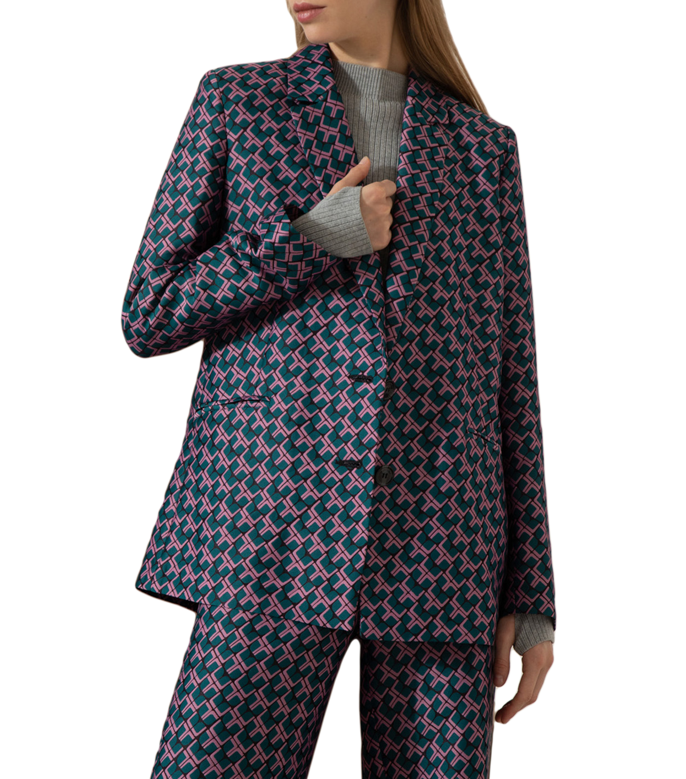 Jazmin Chebar Saco de jacquard y tela tecnológica Mujer - El Palacio de ...