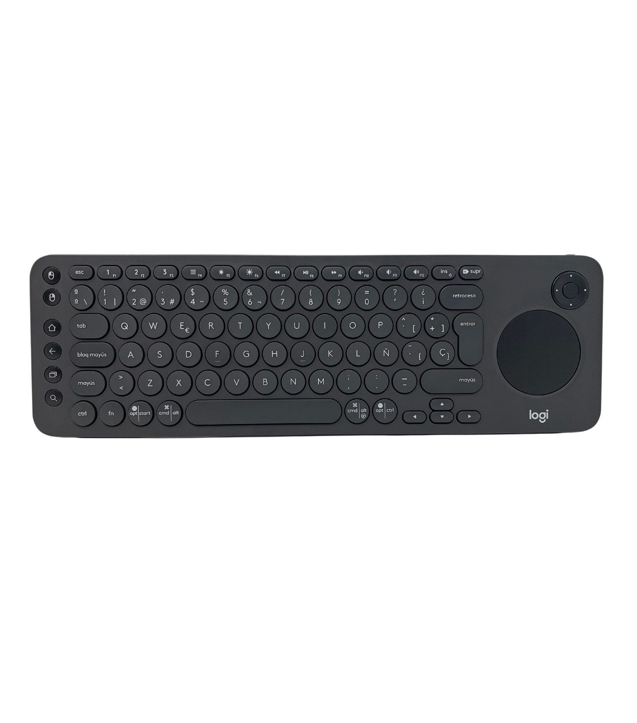 Logitech Teclado Inalámbrico K600 TV con Touchpad y D-Pad Bluetooth ...