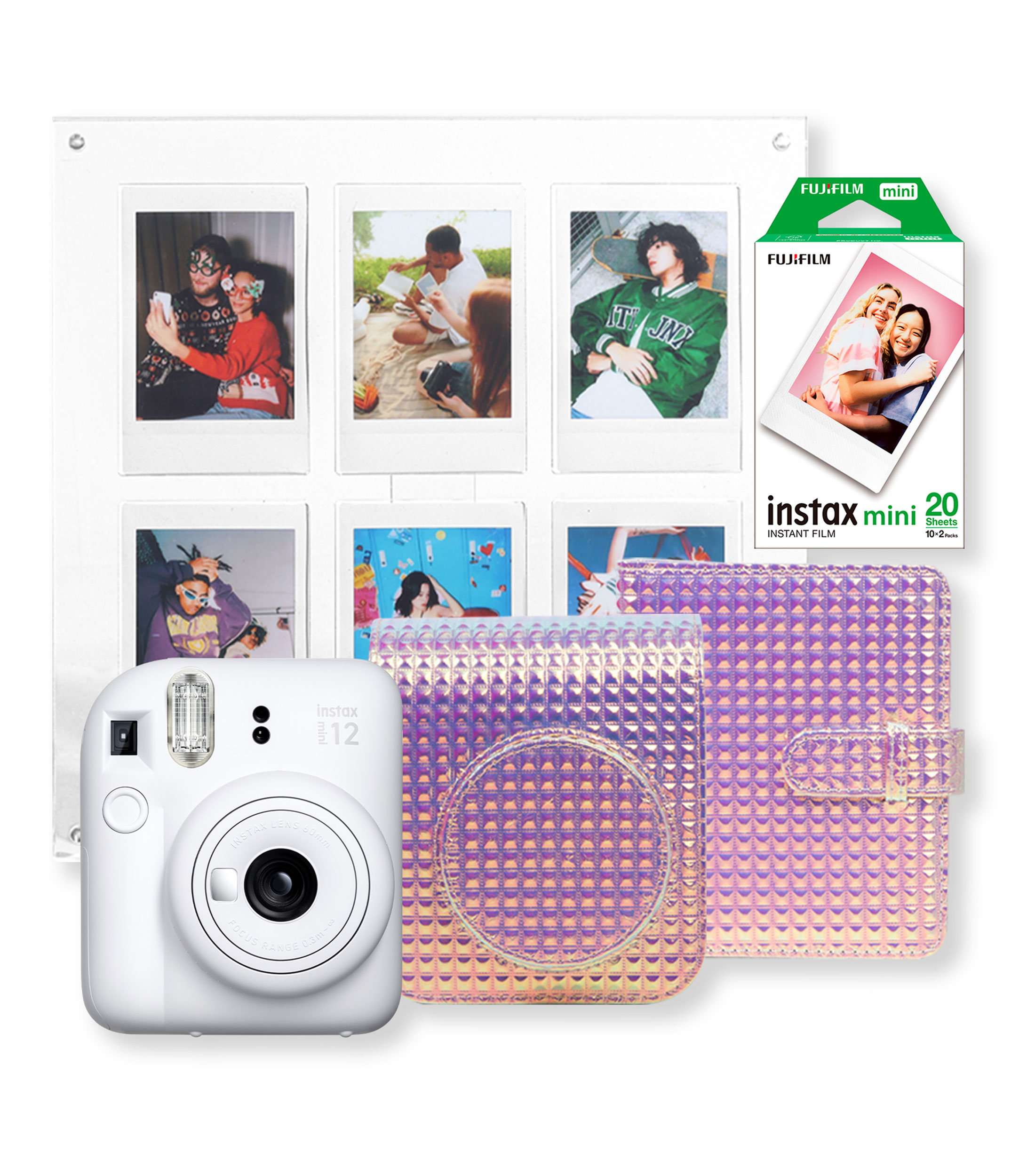 Fujifilm Kit Instax Mini 12 Blanca - El Palacio de Hierro