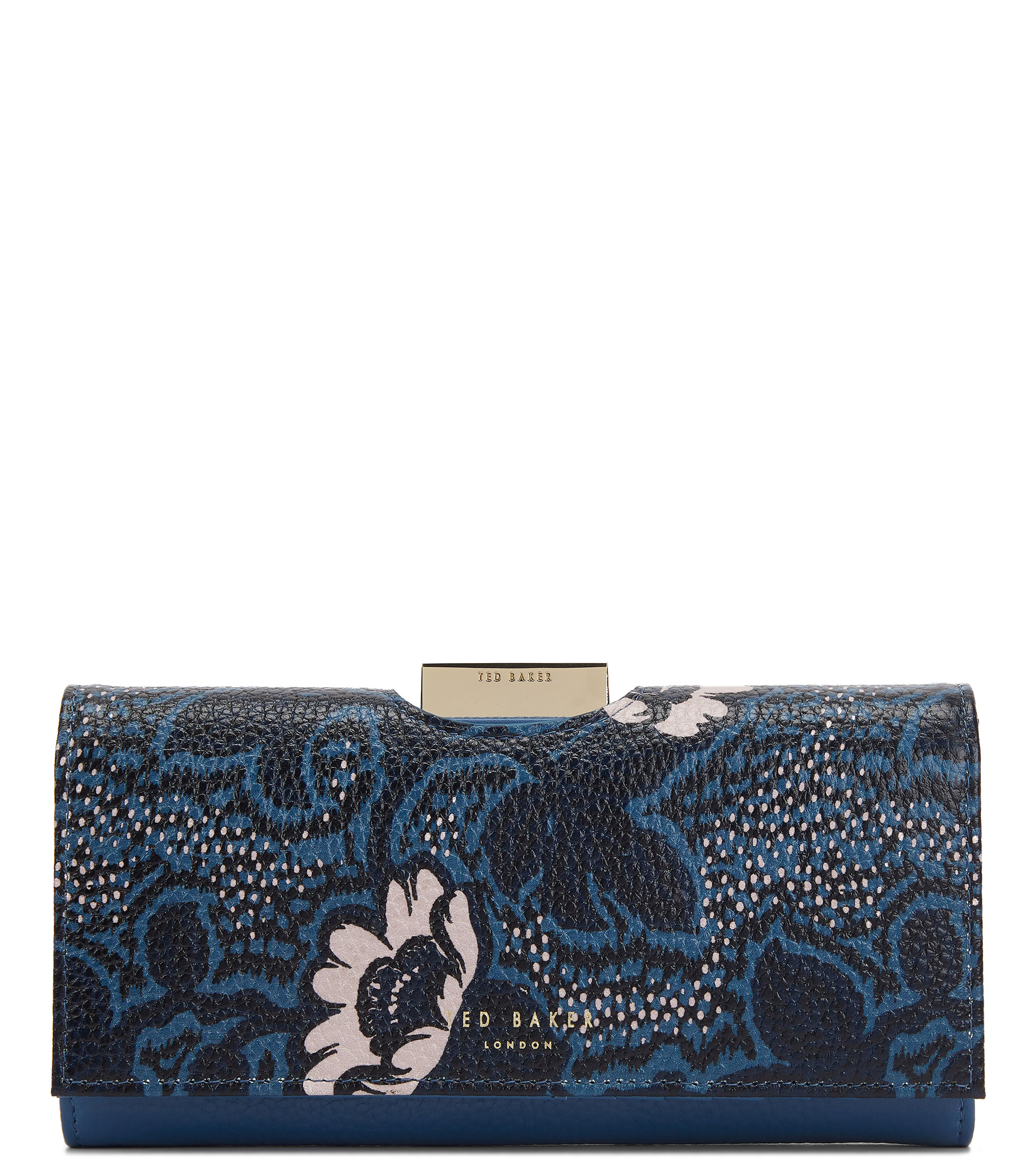 Ted Baker: Cartera Azul en piel Rheumy estampada Mujer | El Palacio de ...