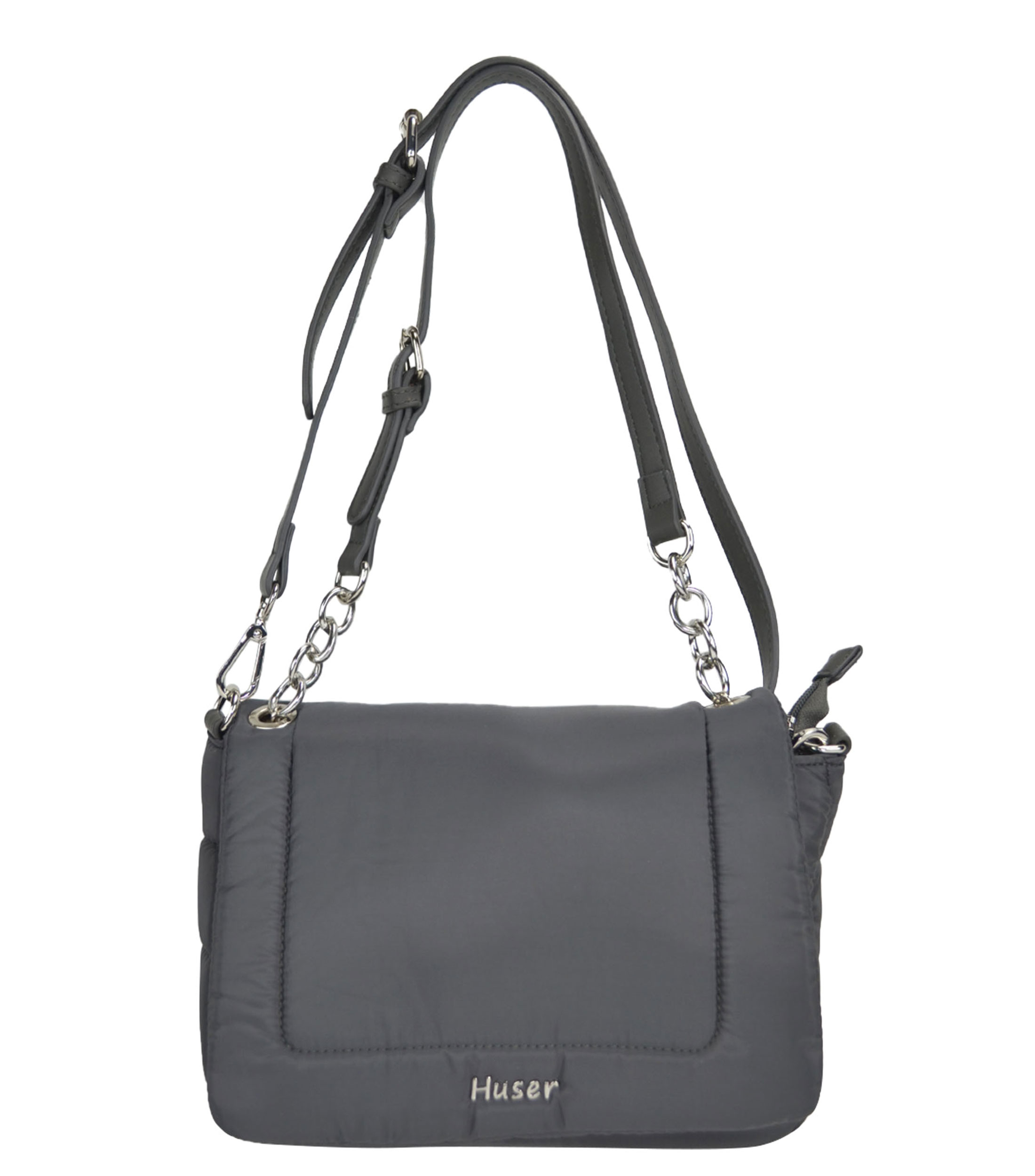 Huser: Bolso crossbody gris Mujer | El Palacio de Hierro