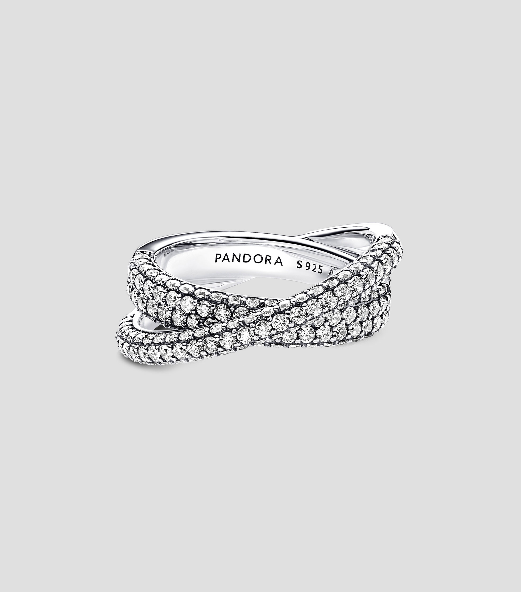 Pandora Anillo en plata .925 Dual Band con zirconias Mujer - El Palacio ...