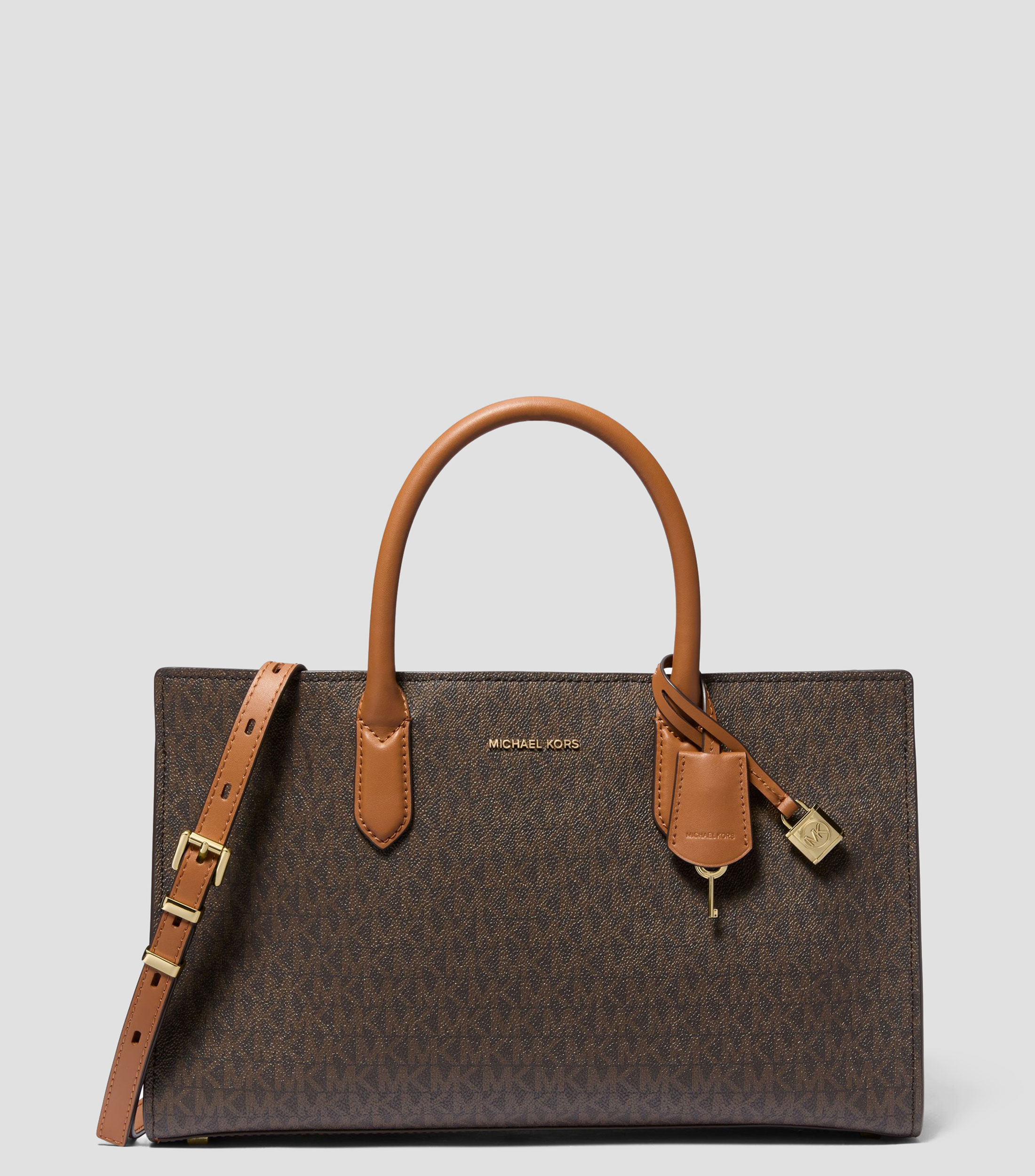 Michael Kors: Bolso Satchel con monogram Mujer | El Palacio de Hierro