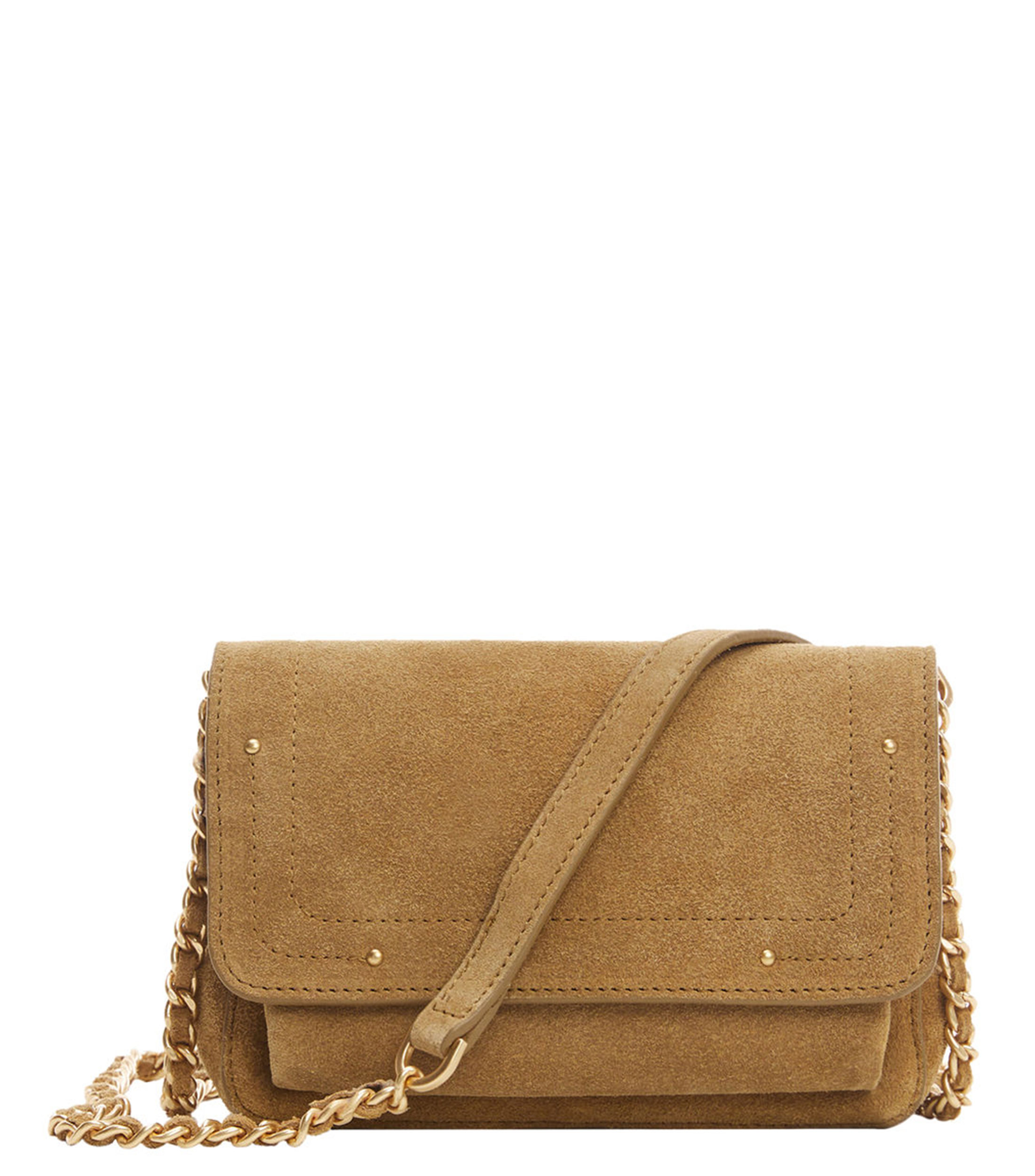 Mango: Bolso Crossbody en gamuza liso Mujer | El Palacio de Hierro