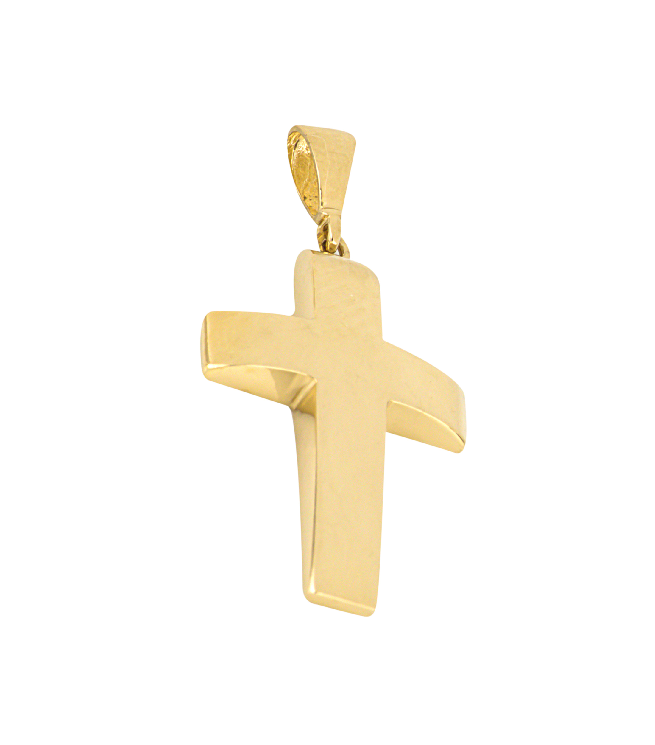 Oro & Gold Cruz en oro amarillo 14 Kts Unisex - El Palacio de Hierro