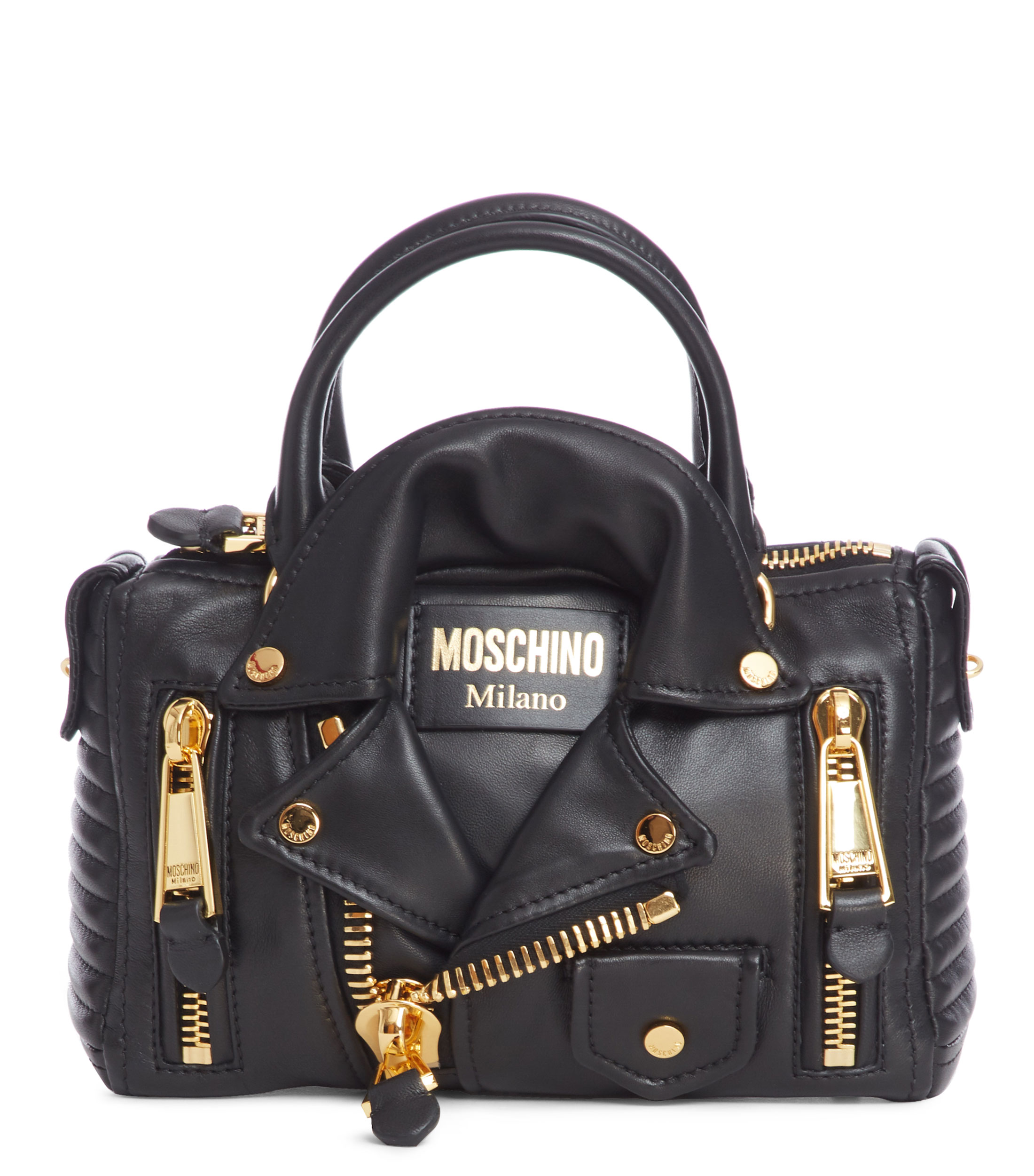 Moschino Bolso crossbody estilo biker de piel - El Palacio de Hierro