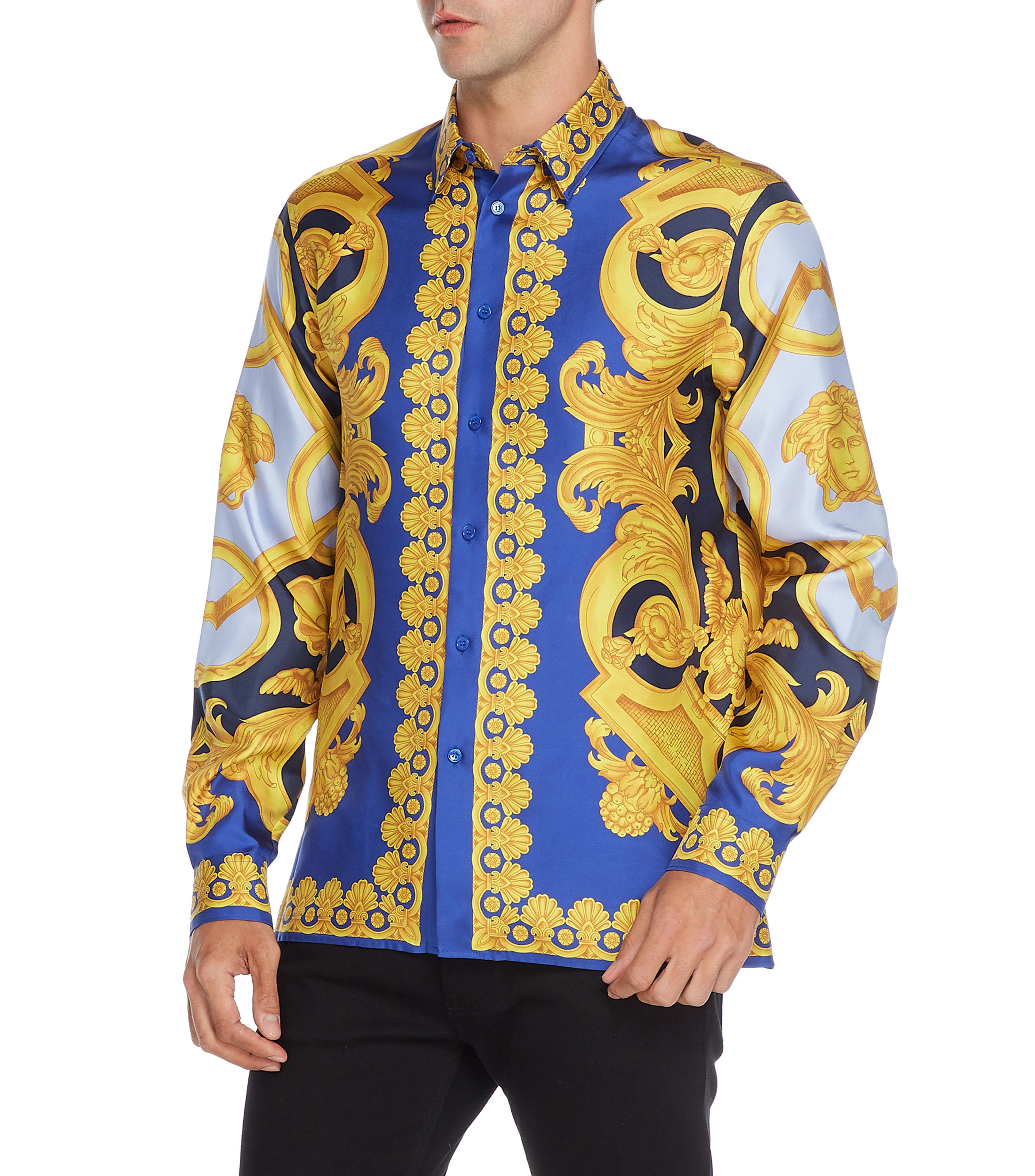 Gianni Versace Camisa Icono De Manga Larga Hombre El Palacio De Hierro