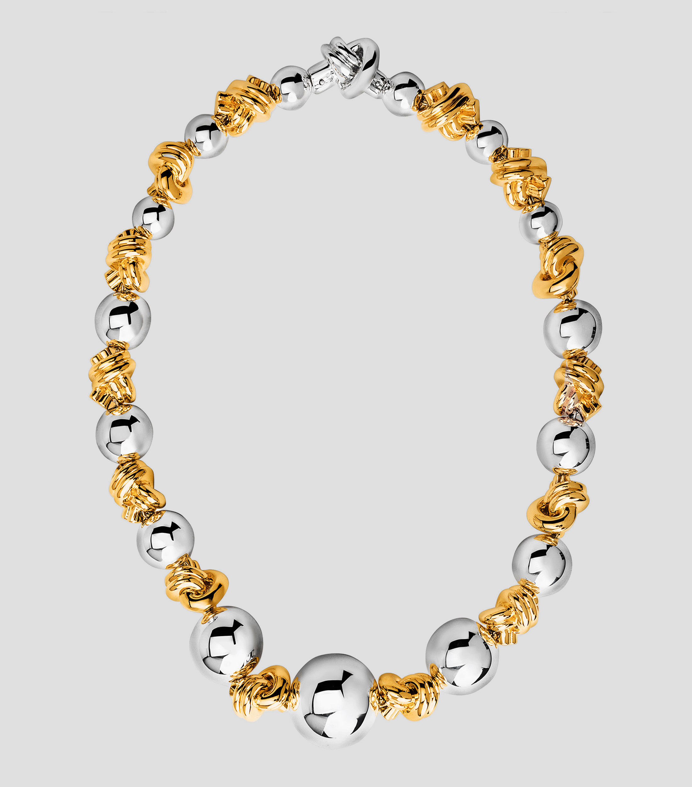 Tane Gargantilla en plata .925 con vermeil amarillo Génesis Mujer - El ...