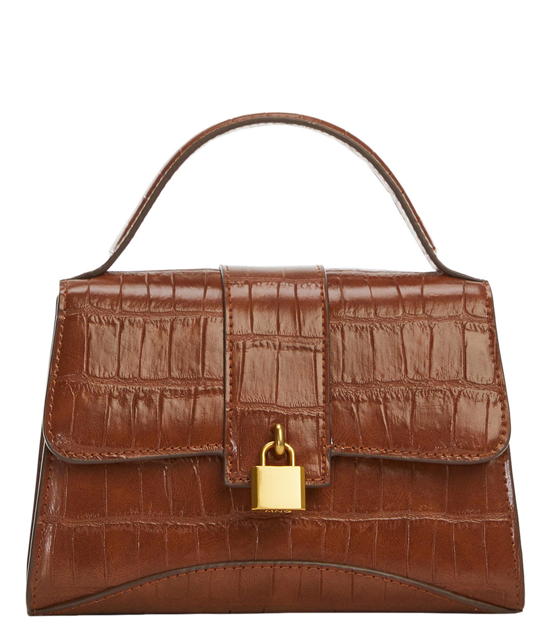Mango: Bolsa satchel liso Mujer | El Palacio de Hierro