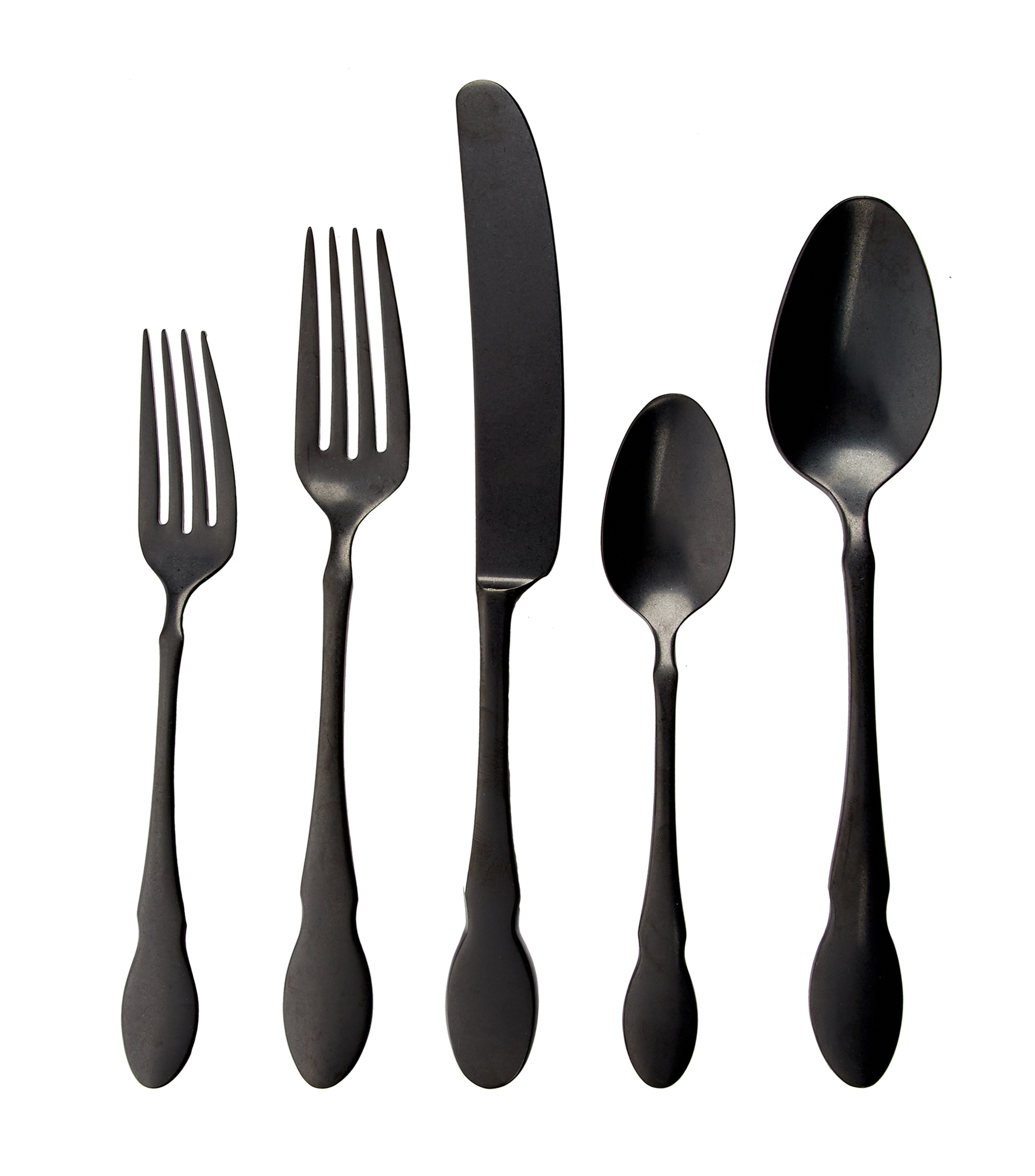 Gourmet Settings Set de Cubiertos 20 Piezas Ebony en acero inoxidable ...