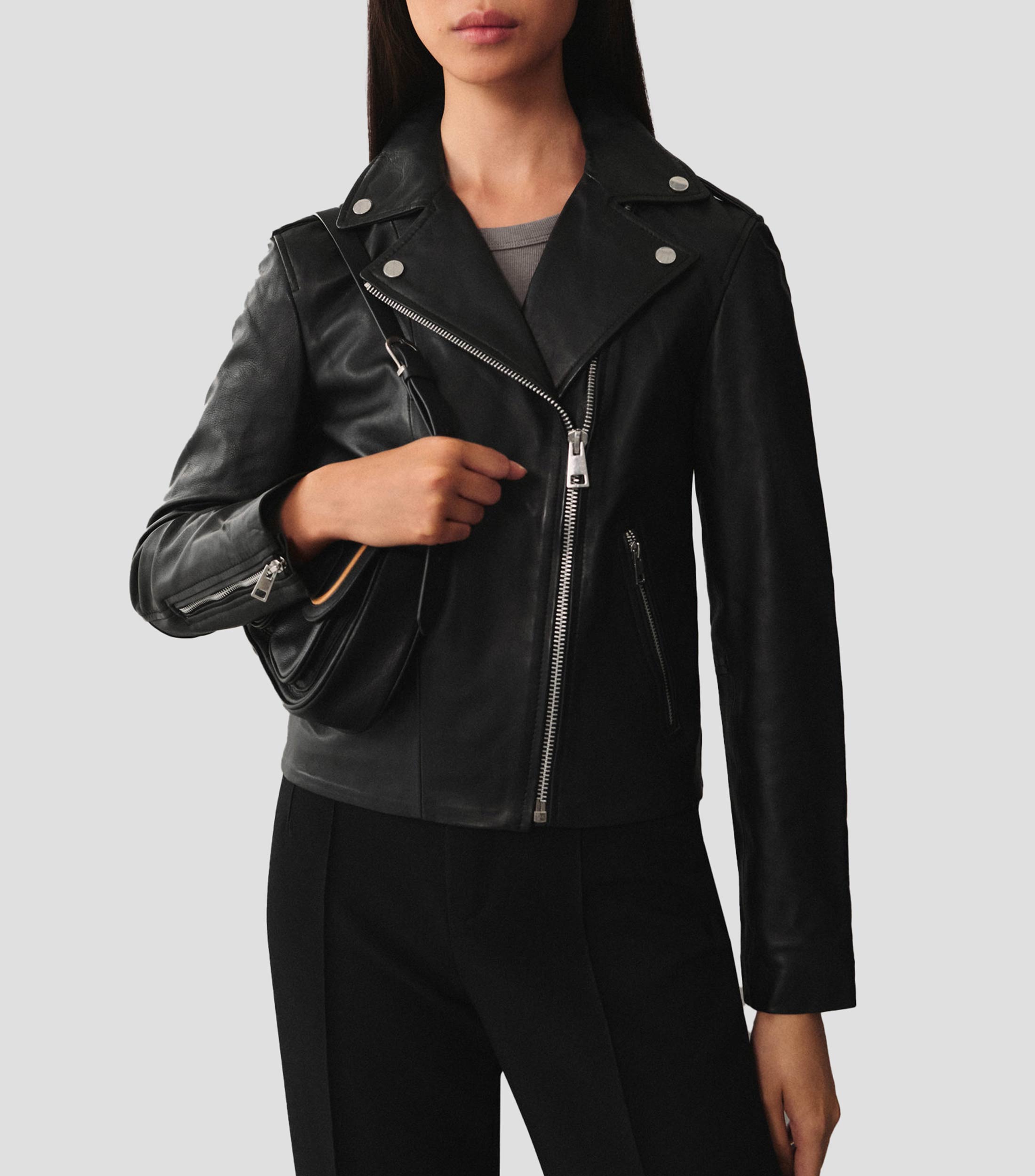 Mango Chamarra Biker en piel Mujer - El Palacio de Hierro