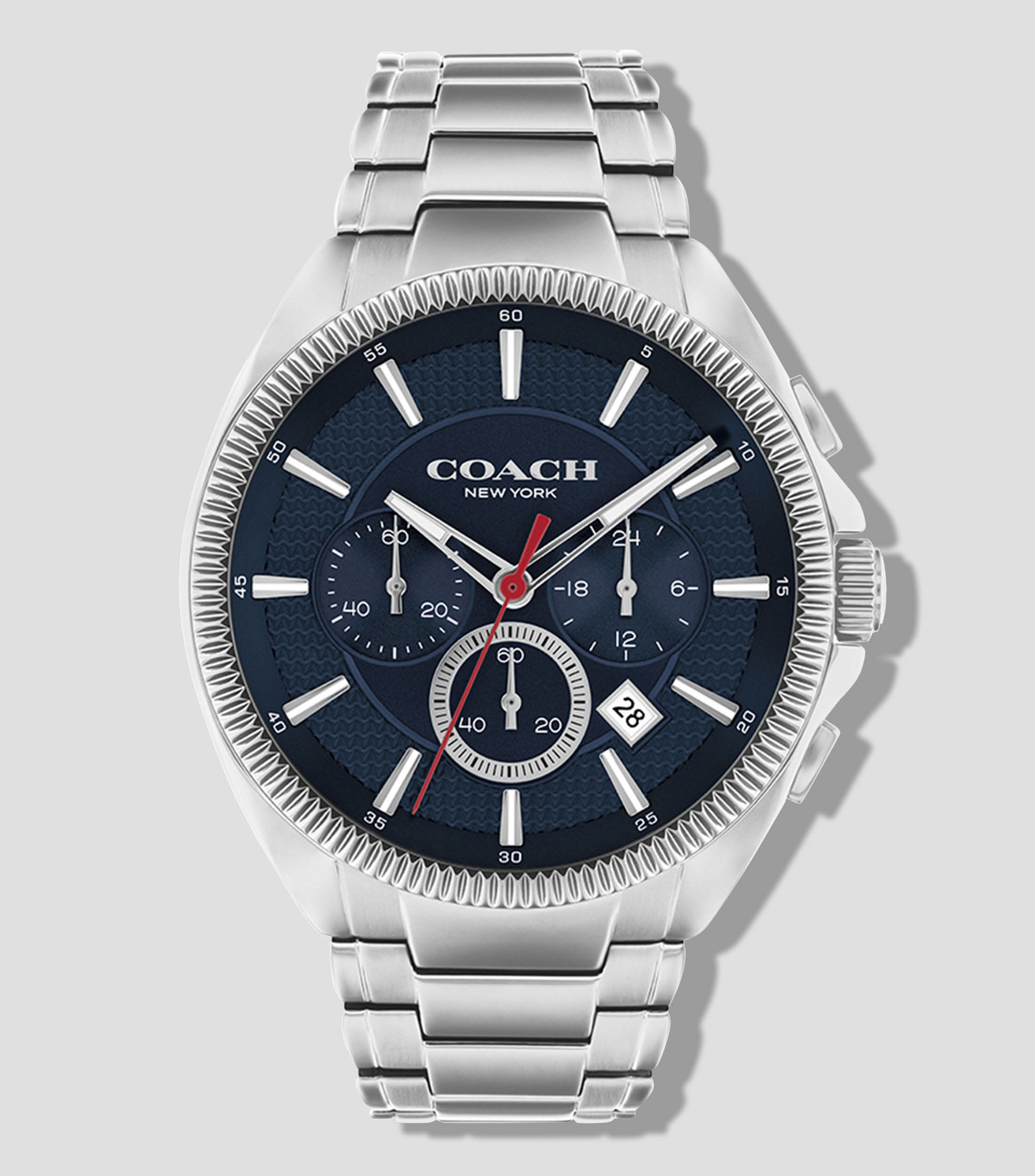 COACH: Reloj para Hombre Jackson Casual Plateado | El Palacio de Hierro