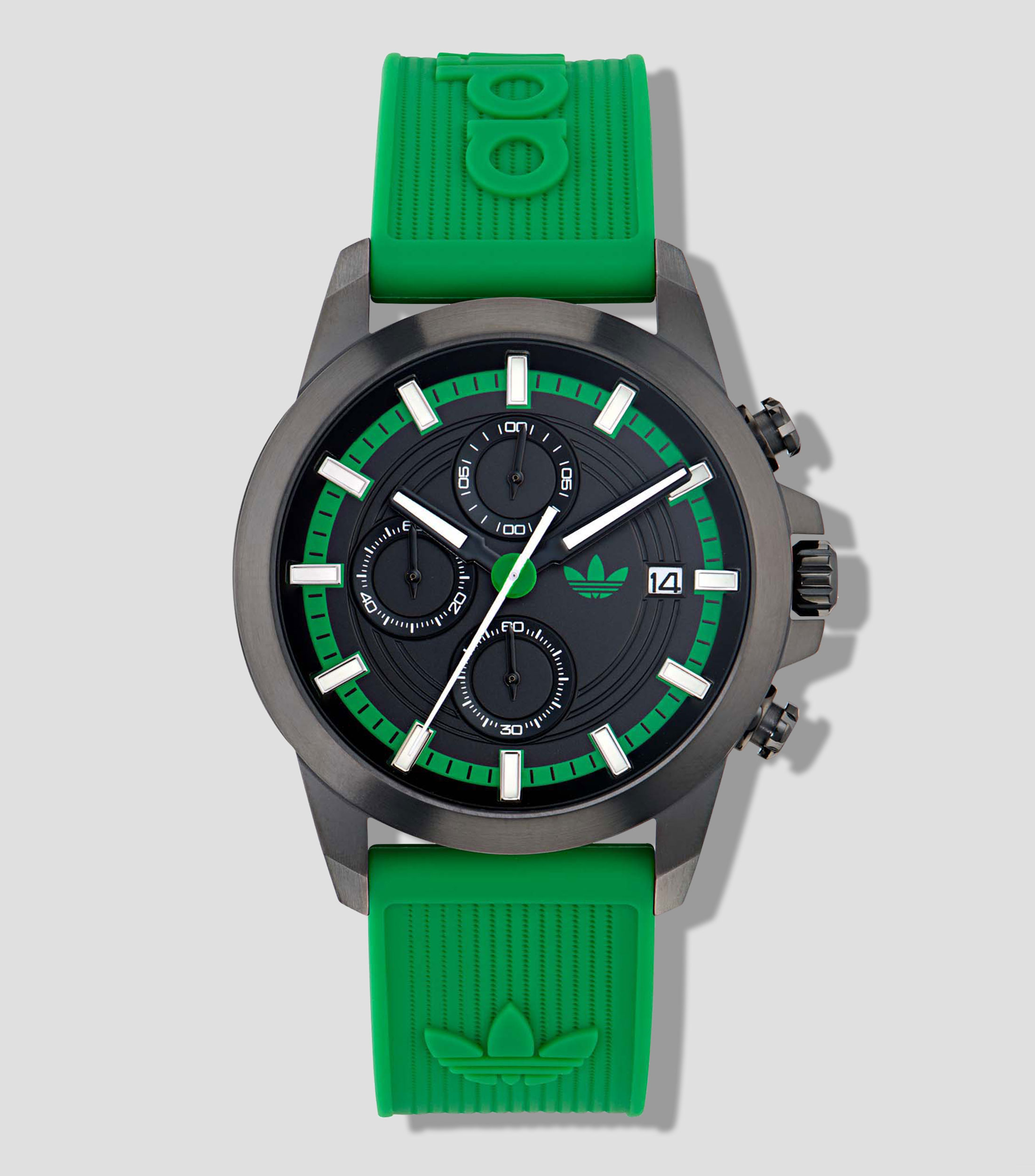 Adidas: Reloj Unisex Expression Two Chrono Deportivo Gris, Verde | El ...