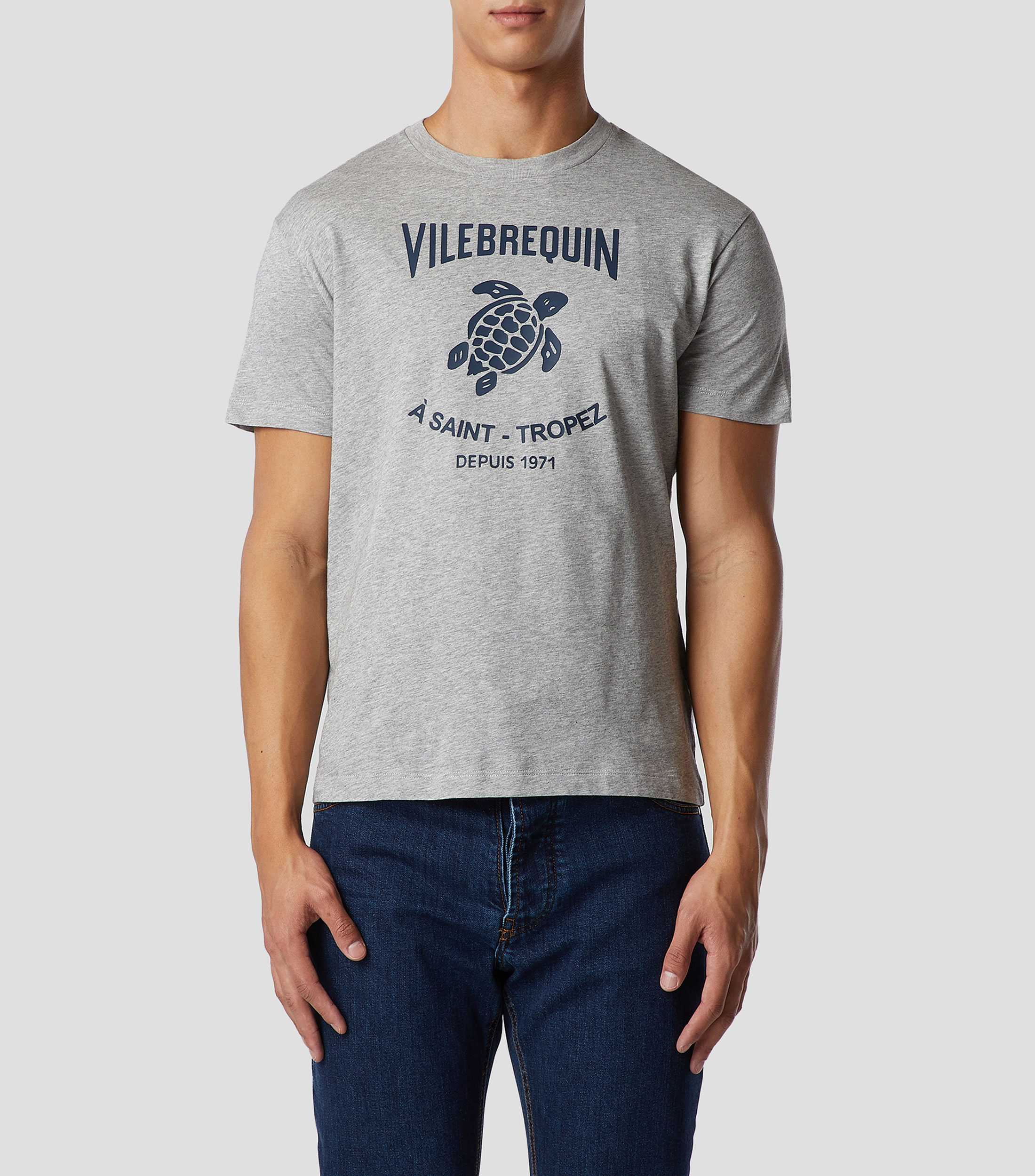 Vilebrequin: Playera cuello redondo y manga corta con estampado Turtles ...