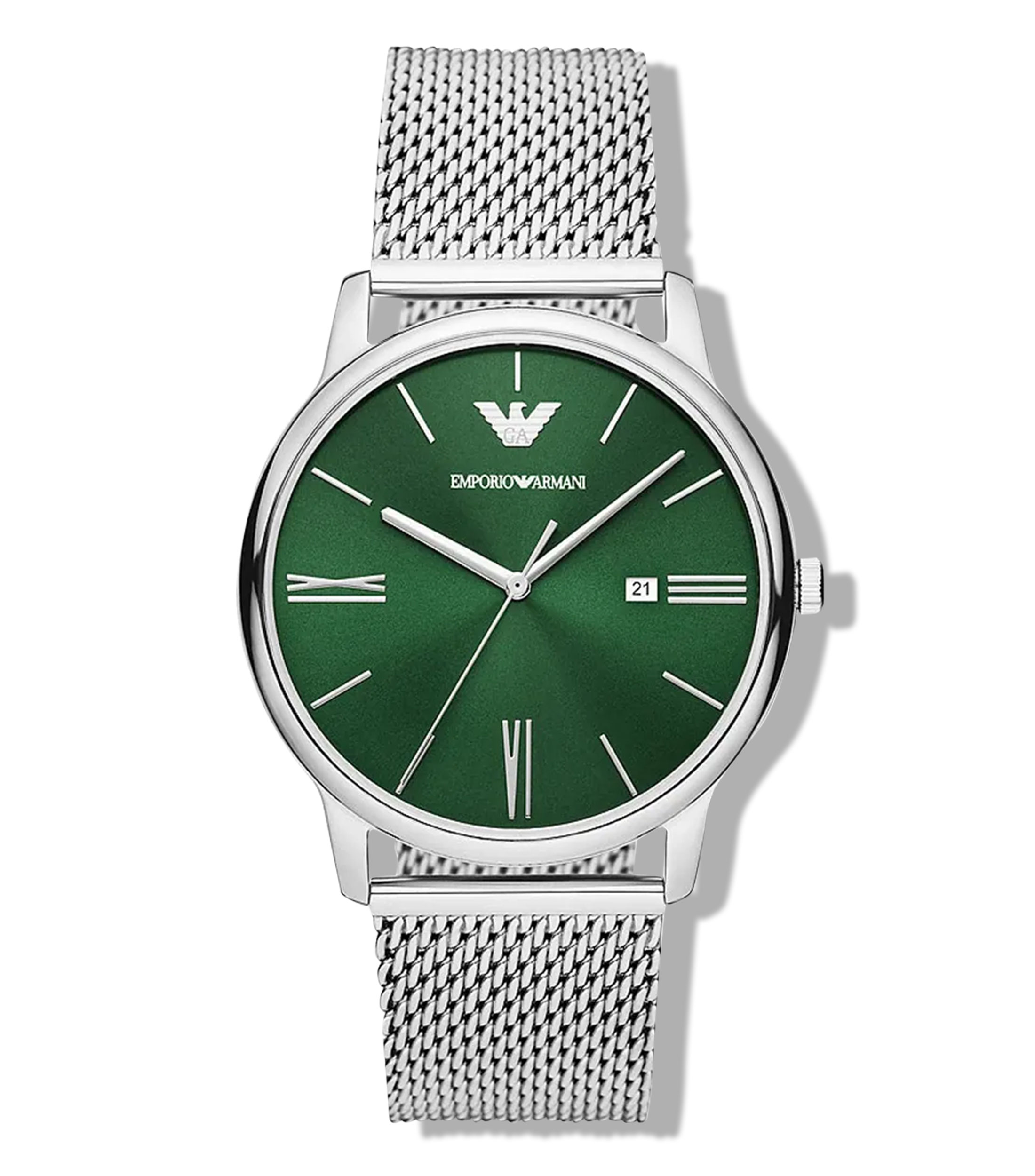 Emporio Armani: Reloj para Hombre Dress De Vestir, Plata | El Palacio ...