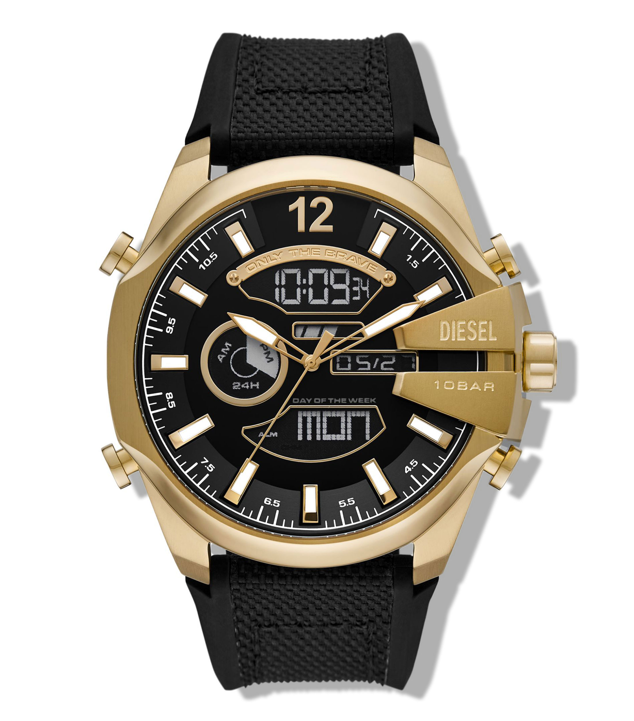 Diesel Reloj para Hombre Mega Chief Casual, dorado - El Palacio de Hierro