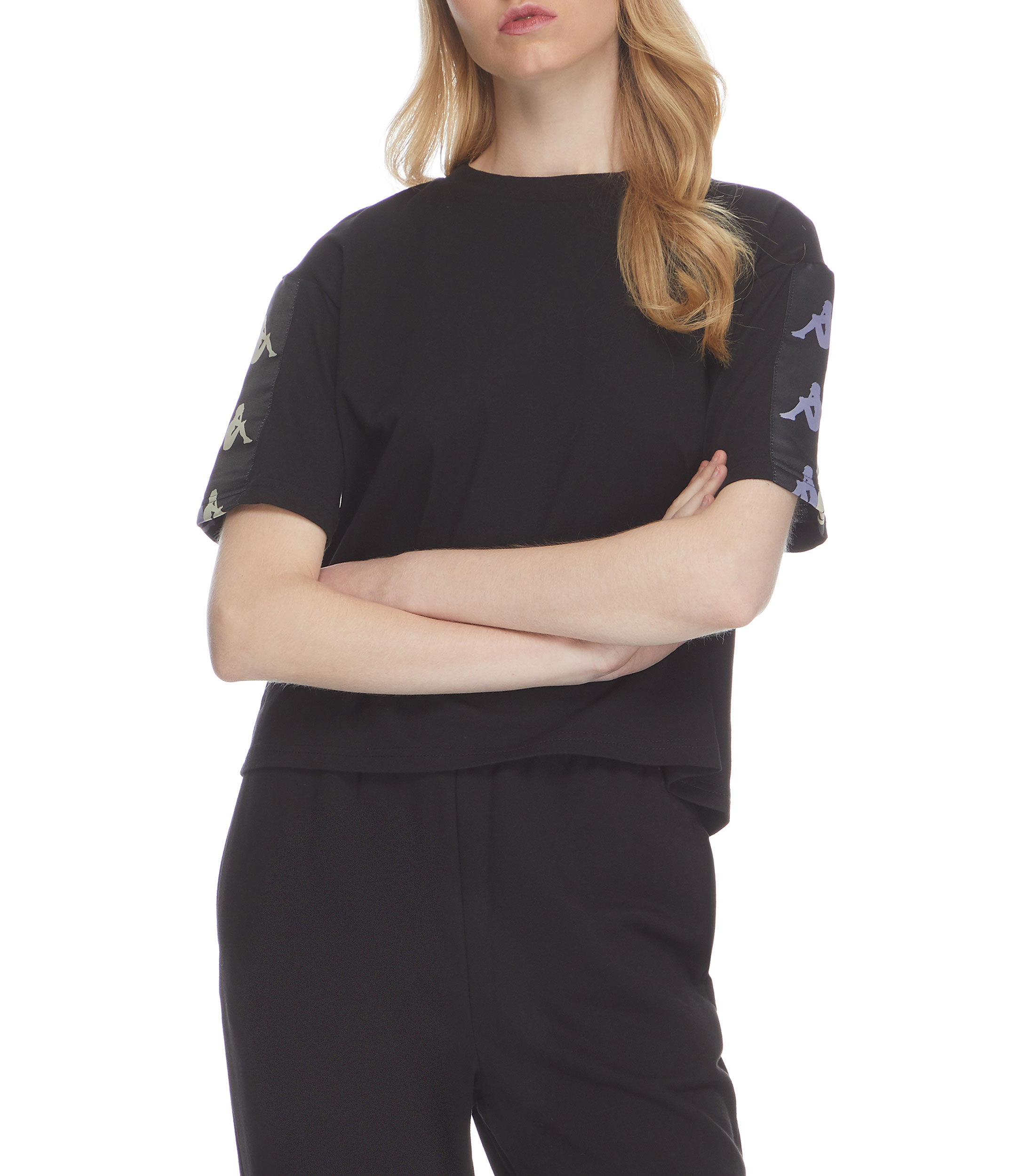 Kappa Playera Crop Top de manga corta Mujer - El Palacio de Hierro