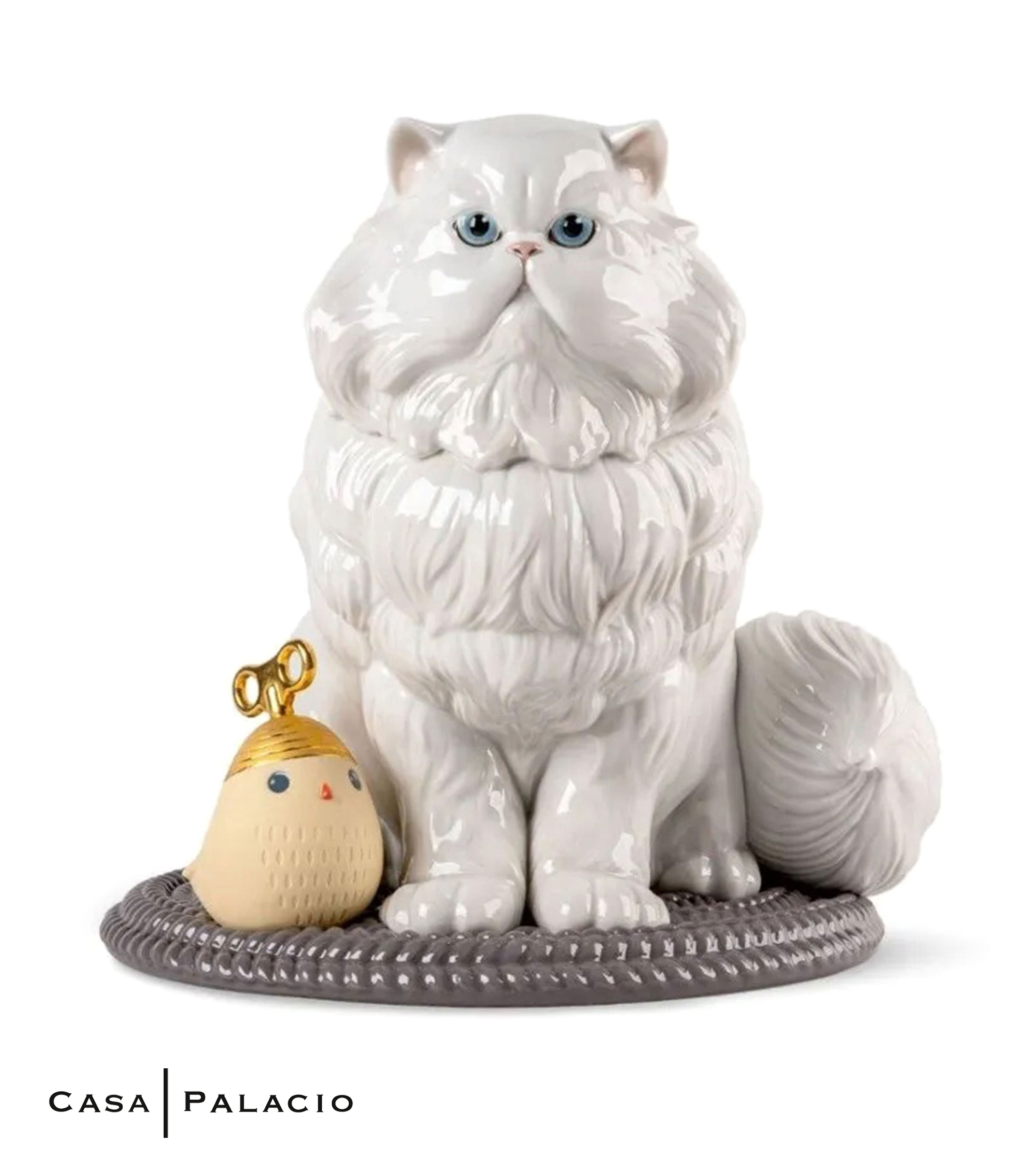 Lladró Escultura Gato persa en porcelana - El Palacio de Hierro