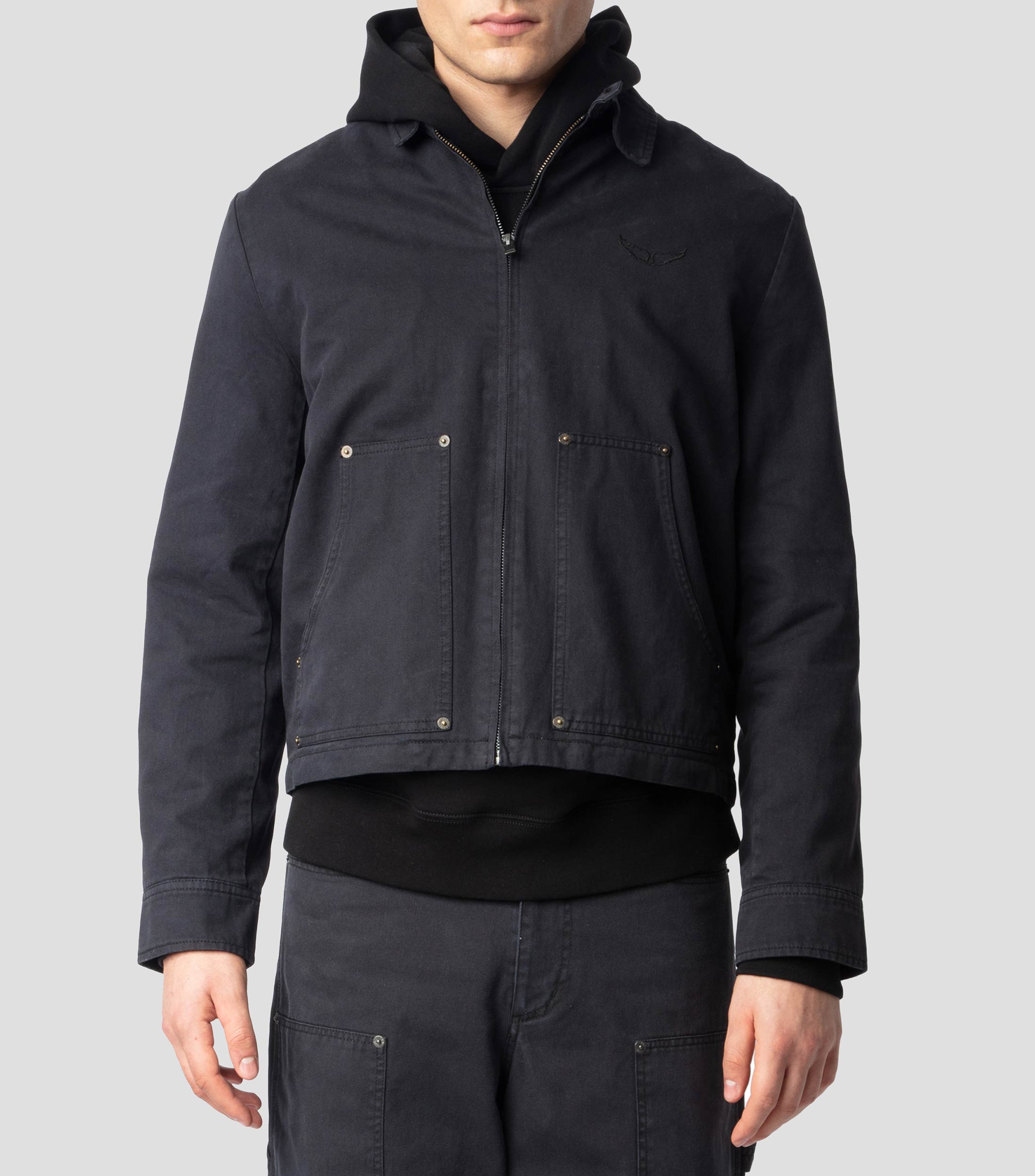 ZADIG & VOLTAIRE_B634_Zadig & Voltaire Chamarra con remaches Hombre |El ...