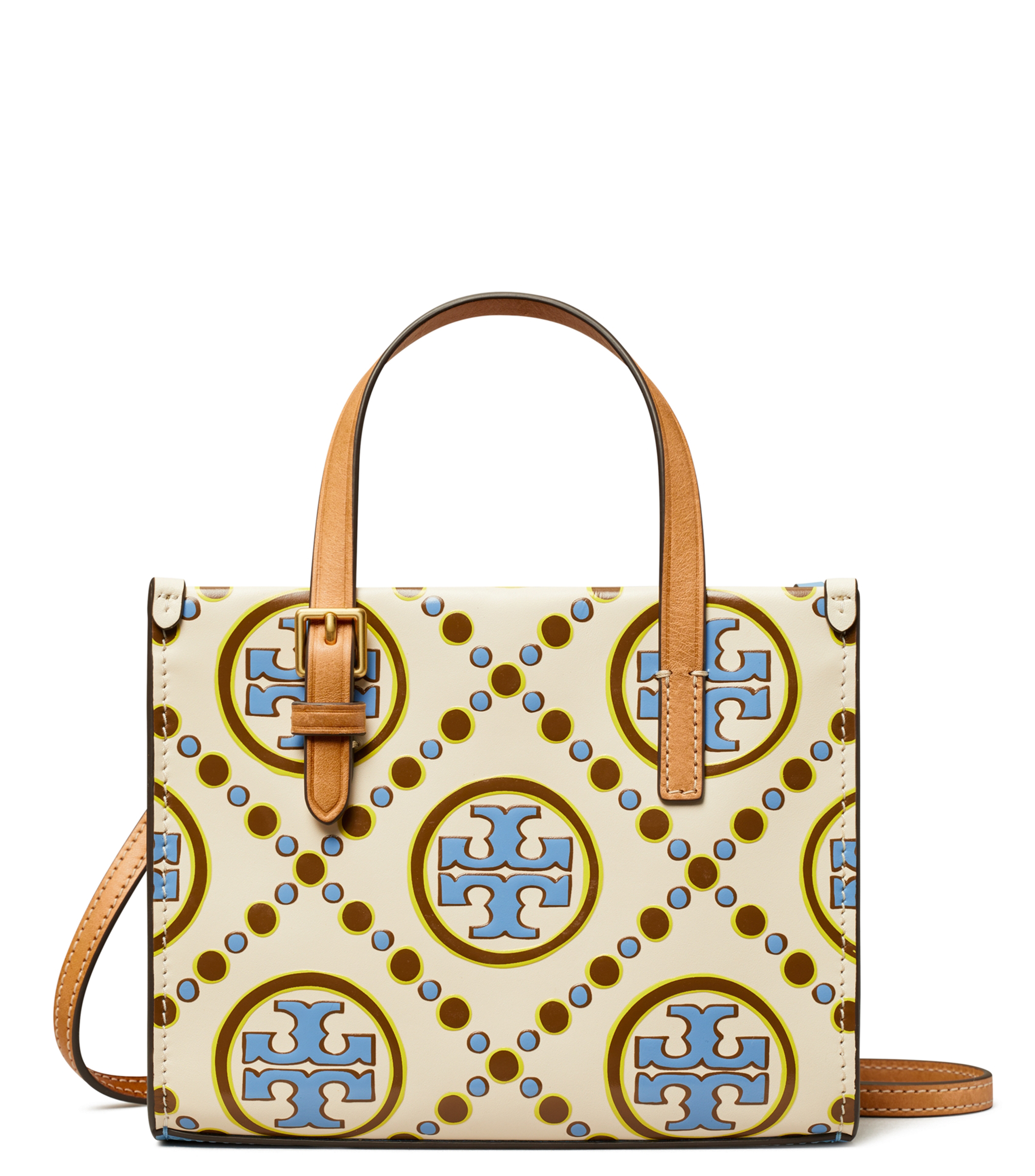 Tory Burch: Bolso mini tote en piel con monogram Mujer | El Palacio de ...