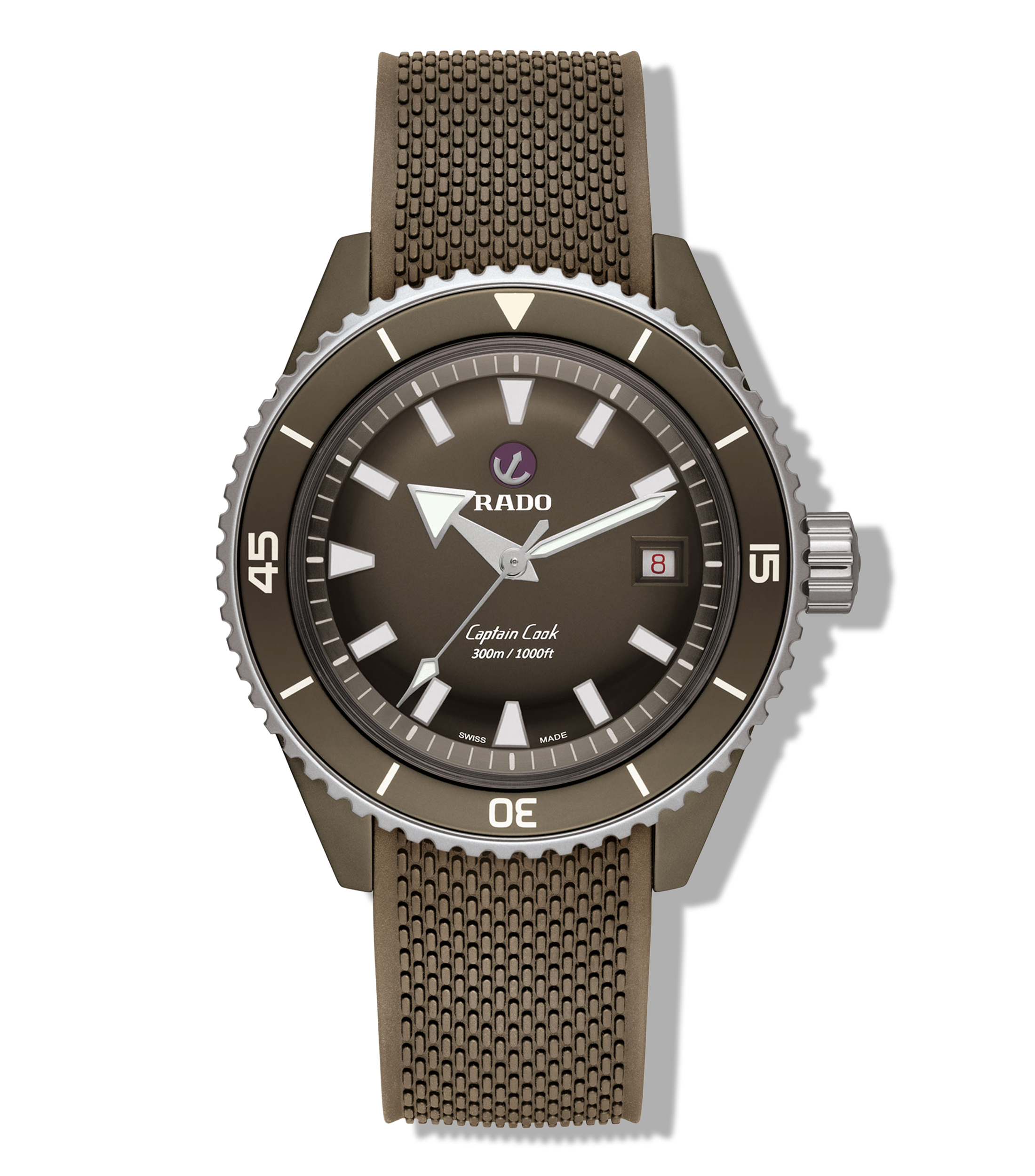 Rado Reloj Captain Cook High-Tech Ceramic Diver Verde Olivo Hombre - El ...