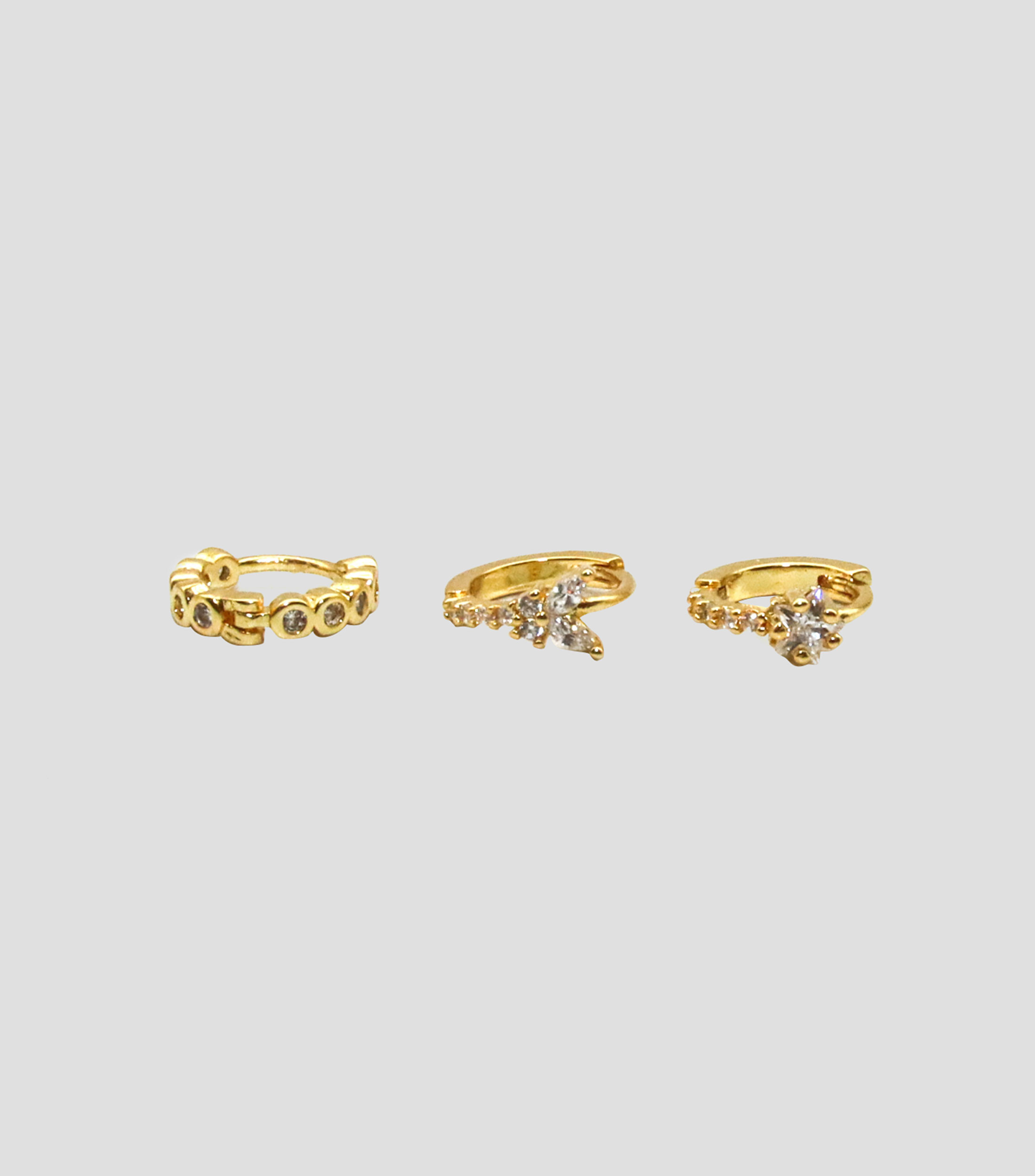 Golden Alice: Set 3 Aretes Mujer | El Palacio de Hierro