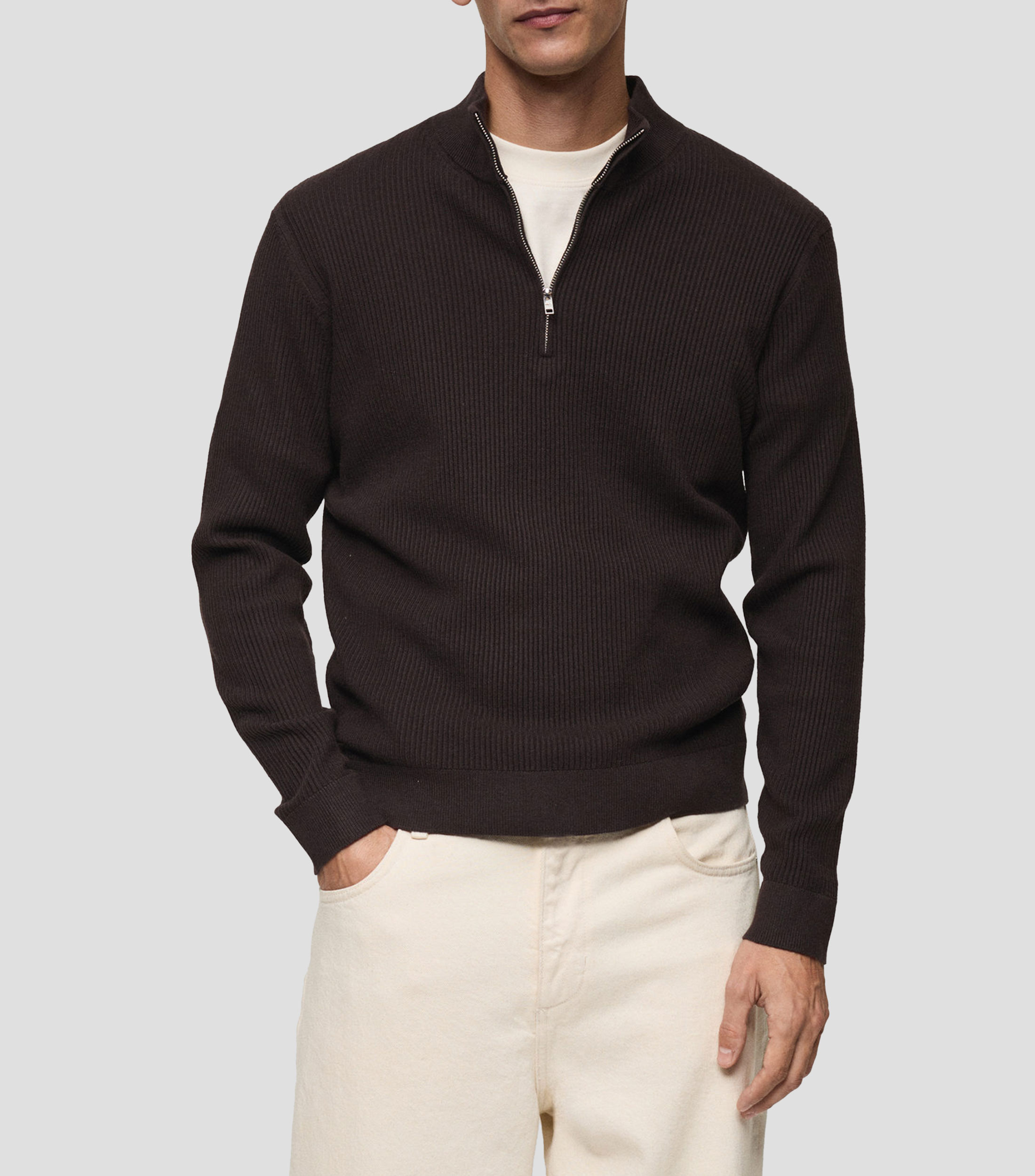 Mango Suéter Cuello Perkins Hombre |El Palacio de Hierro