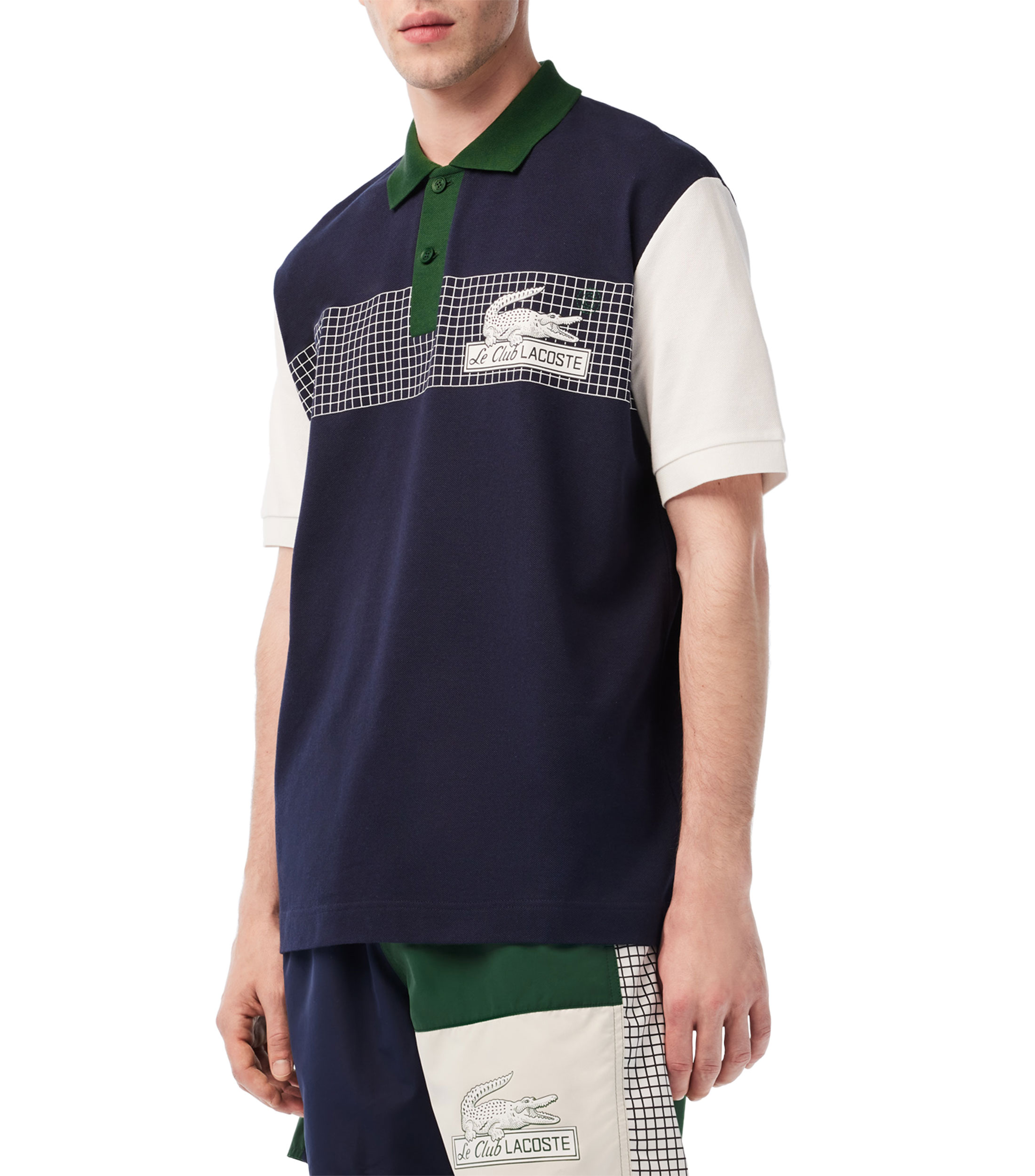 Lacoste: Playera tipo Polo manga corta con bloques Hombre | El Palacio ...