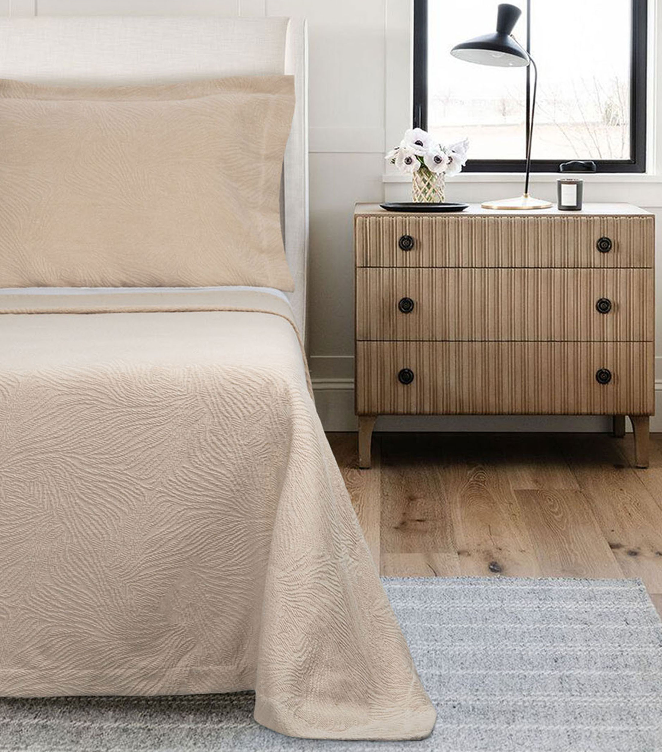 Domingos Set de Colcha King Size Zeb Beige - El Palacio de Hierro