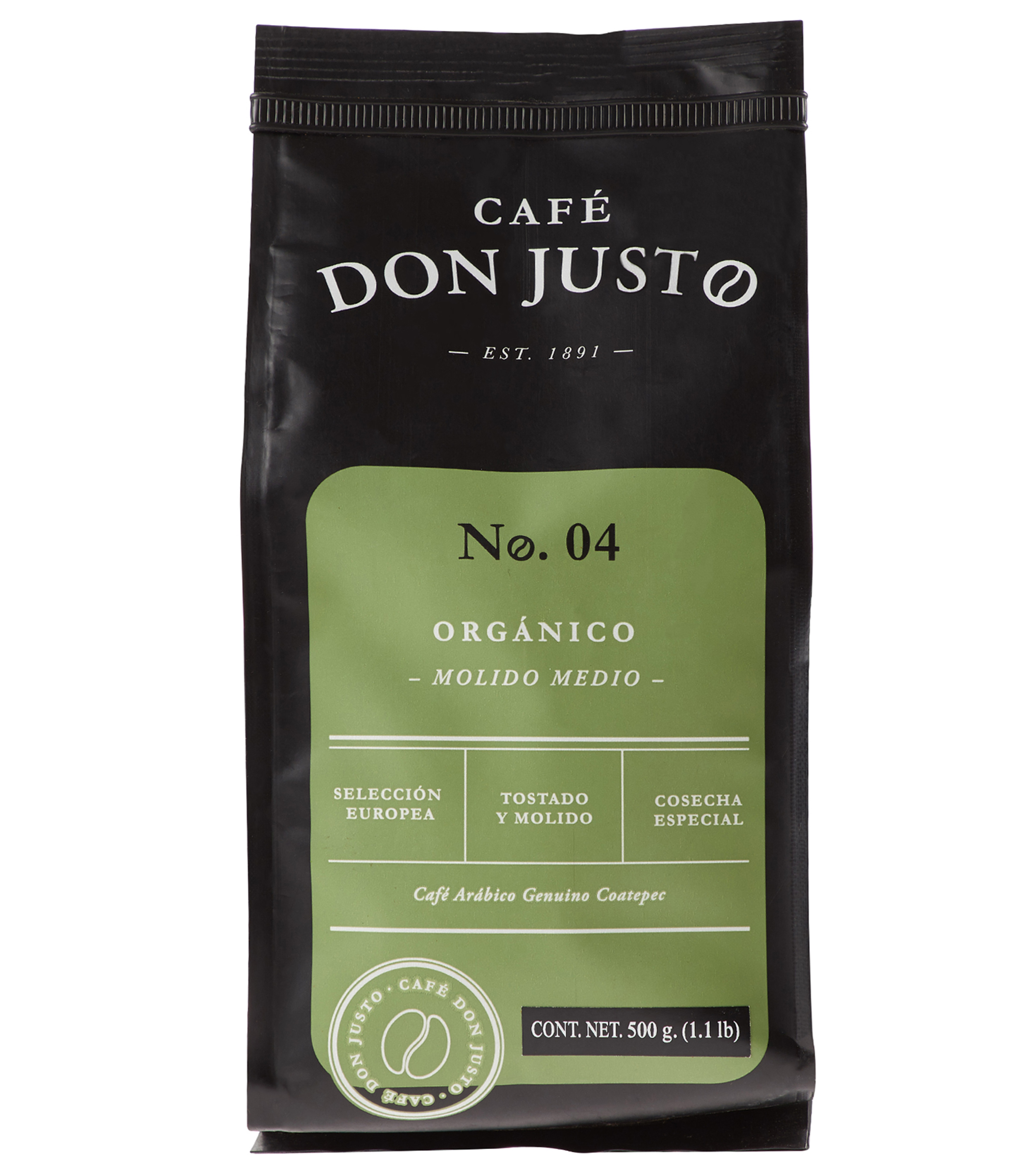 Don Justo | Café Orgánico 500 g | El Palacio de Hierro