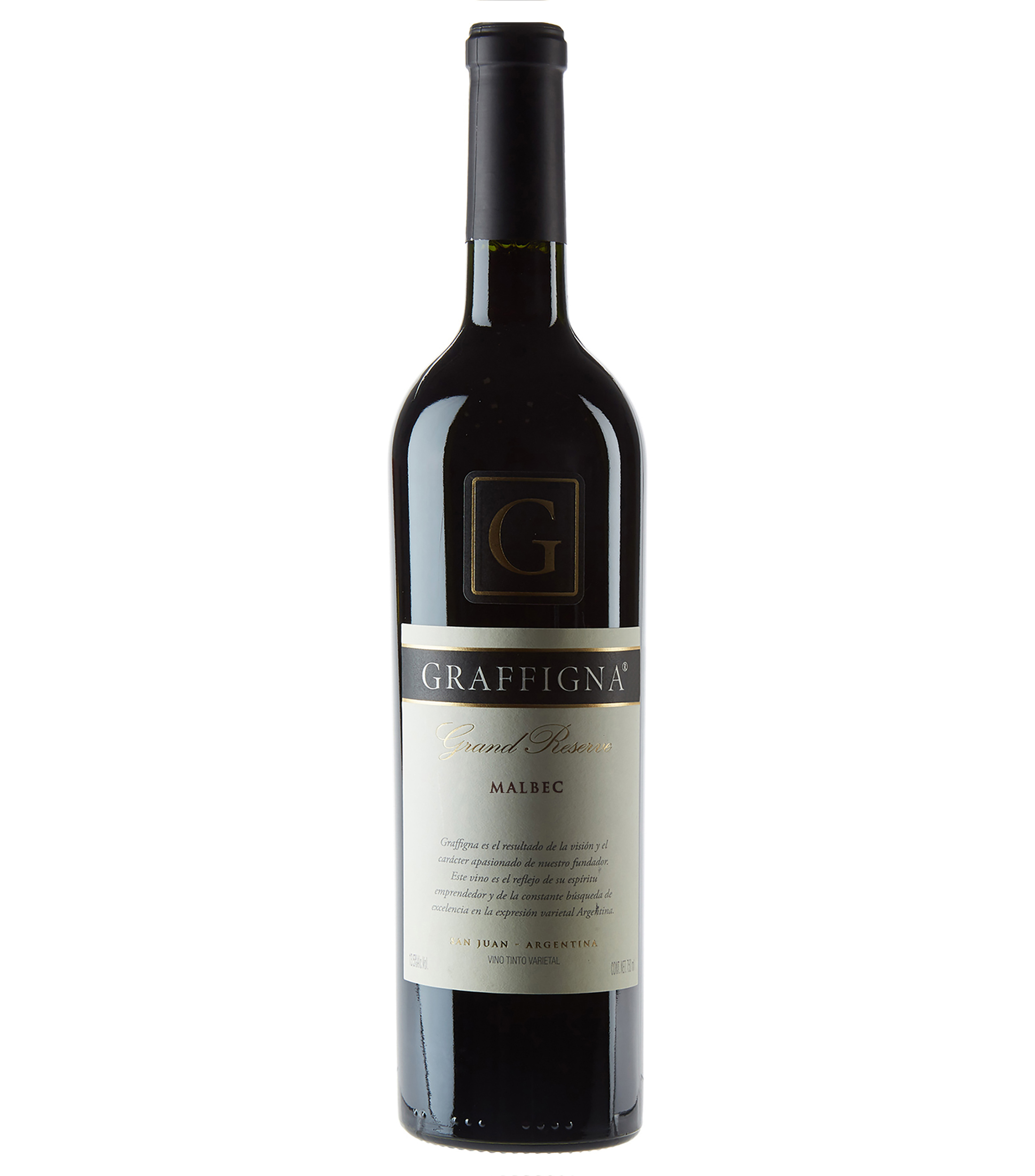 Graffigna Vino Tinto Malbec, 750 ml - El Palacio de Hierro