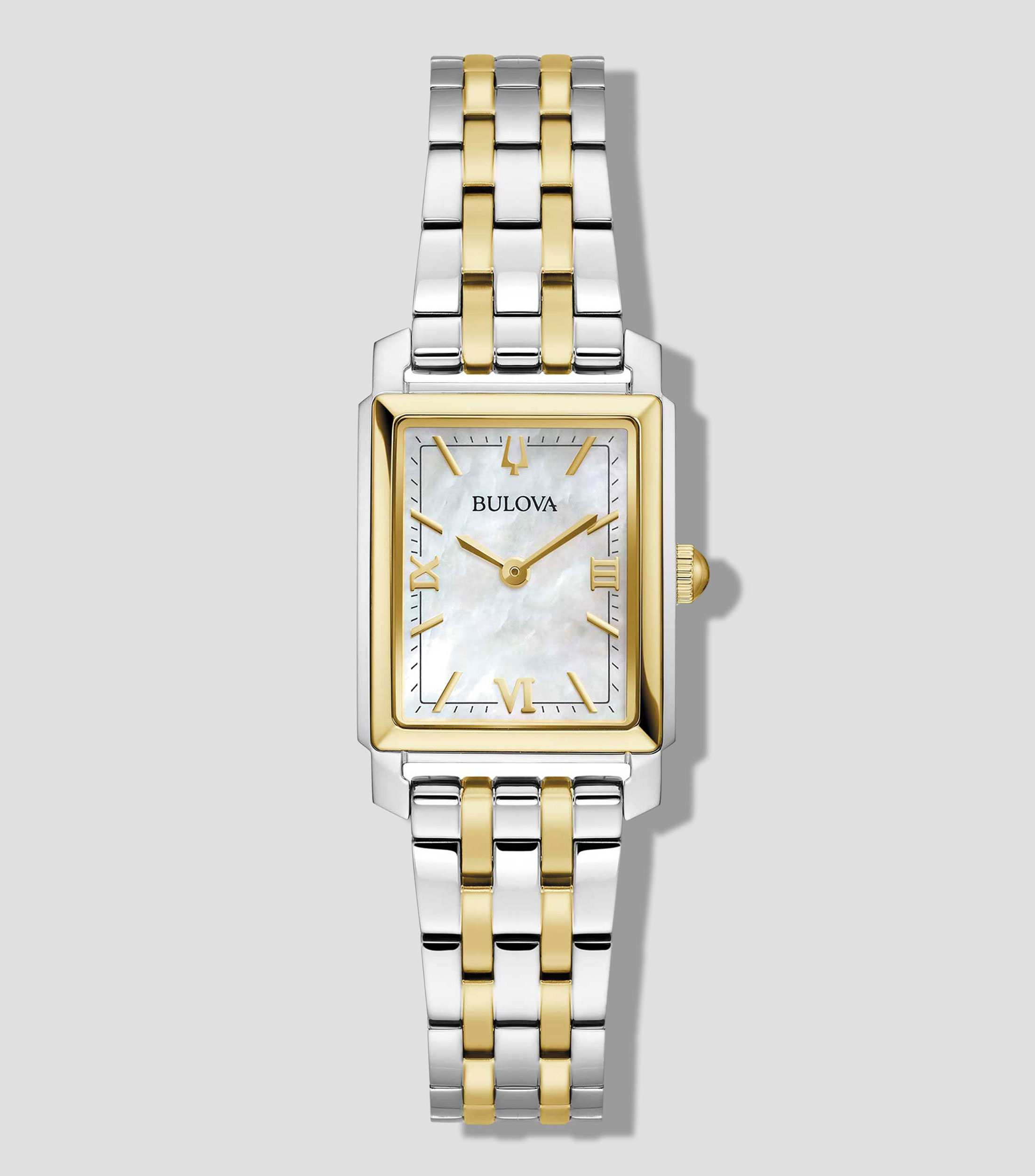 Bulova Reloj para mujer Clásicos Sutton Cuarzo Casual Dorado, Plata ...
