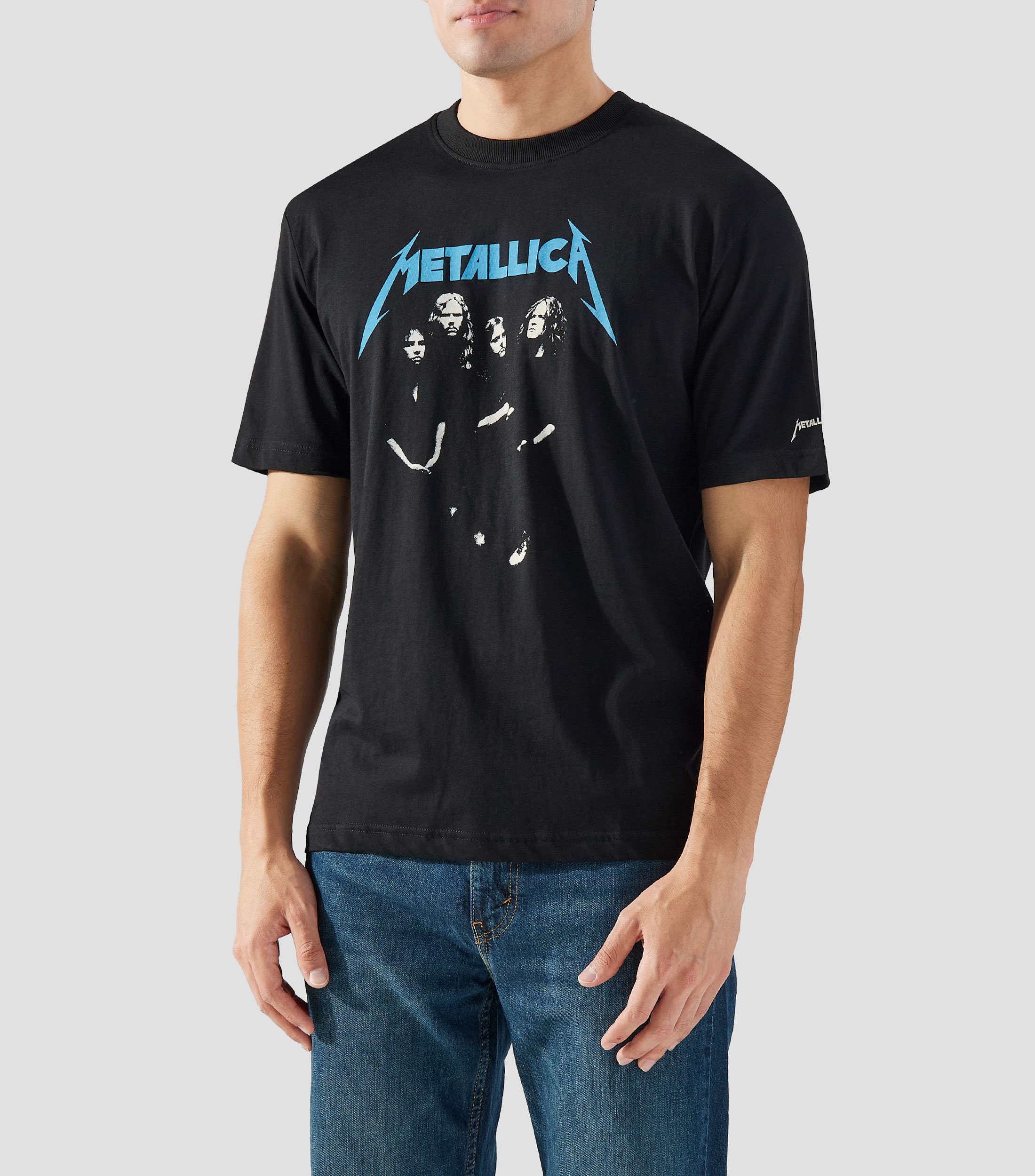 Springfield Playera cuello redondo manga corta Metallica Hombre |El ...