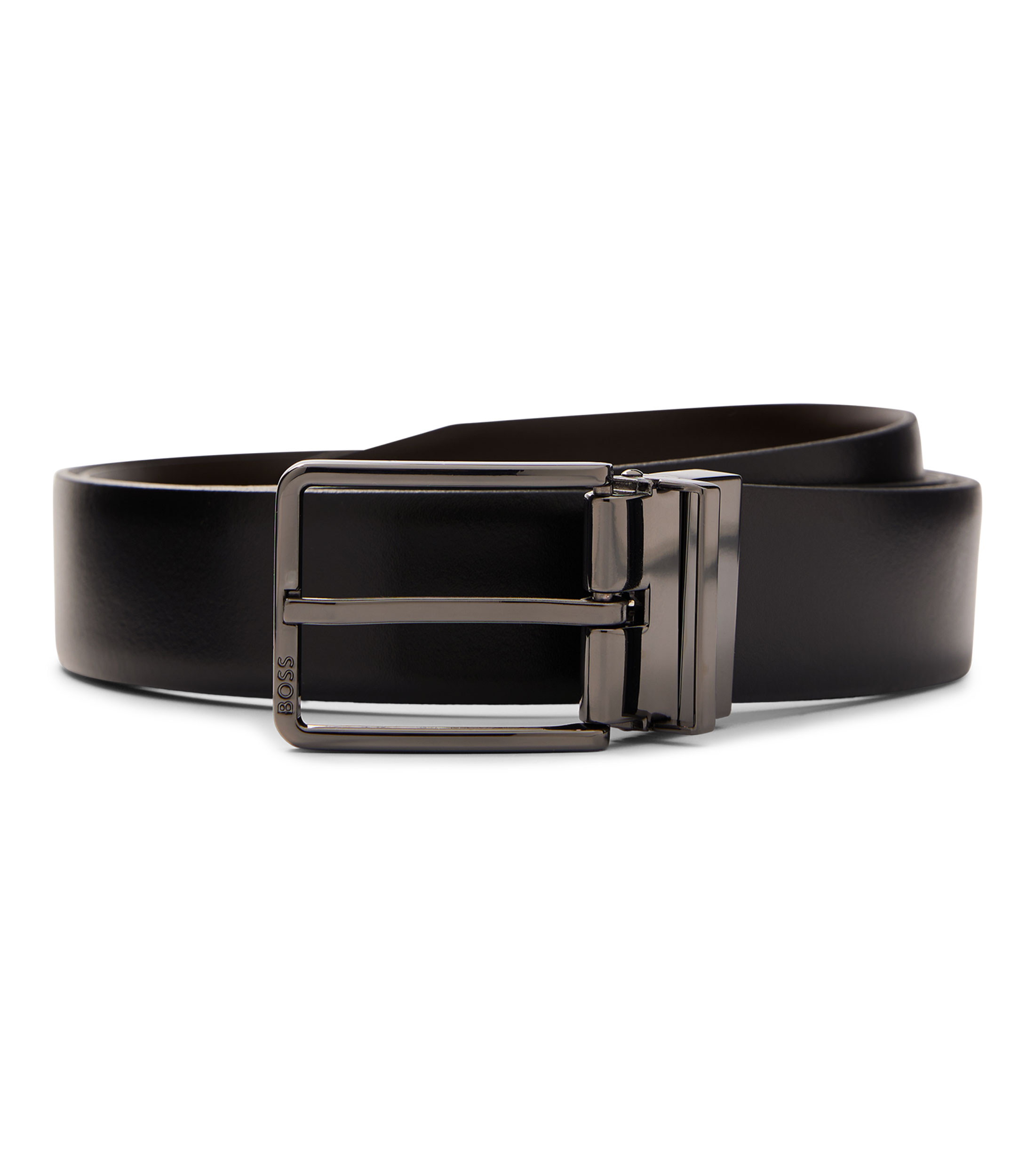 Boss Cinturón en piel negro Hombre - El Palacio de Hierro