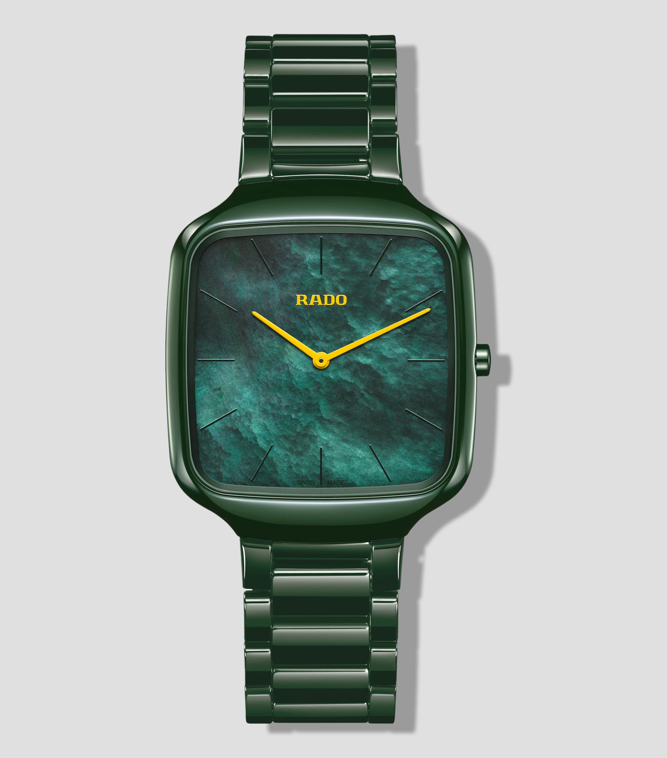 Rado Reloj Unisex True Square Thinline, Casual, Verde |El Palacio de Hierro