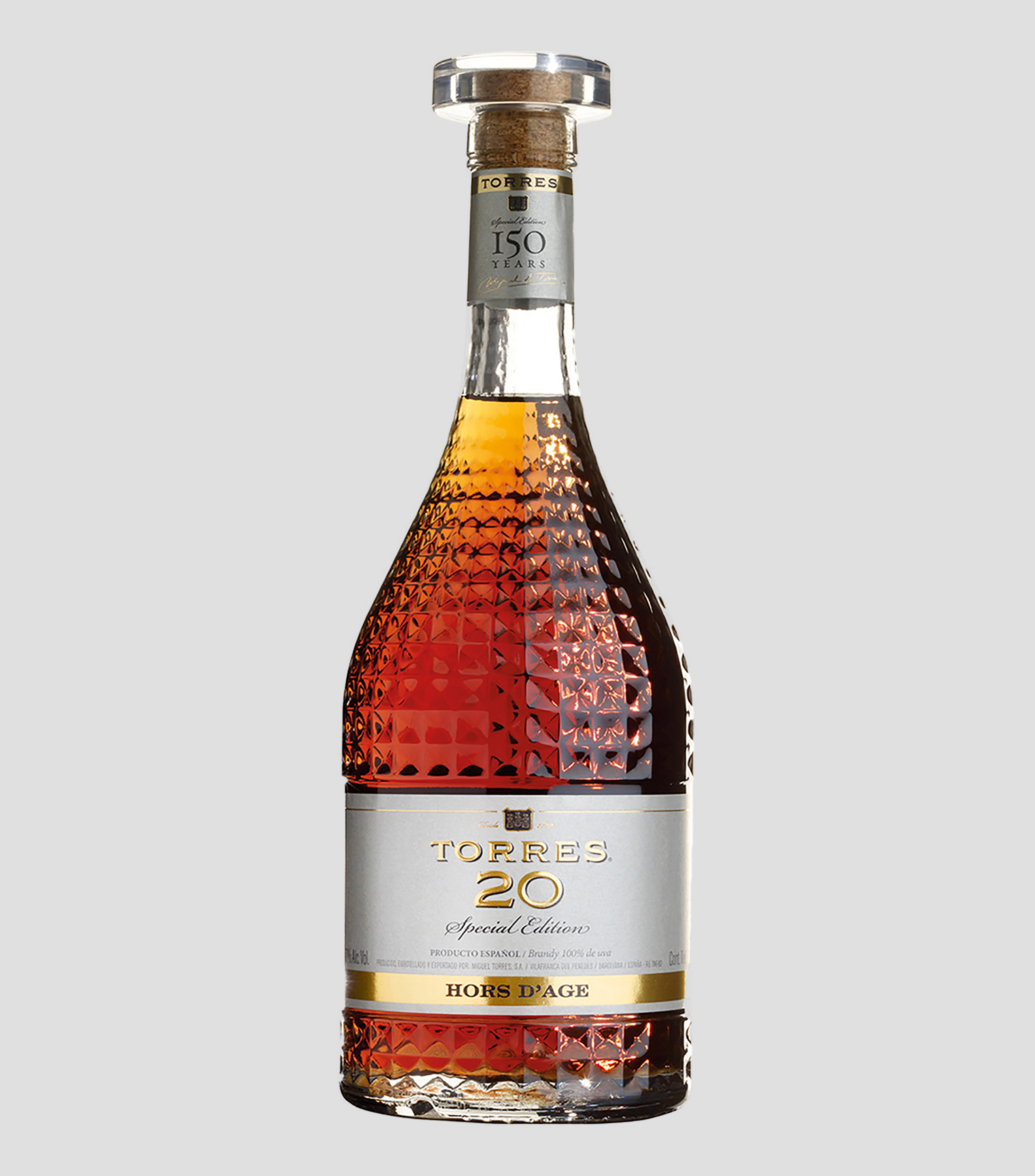 Torres Brandy Imperial Miguel Torres 20 años, 700 ml - El Palacio de Hierro