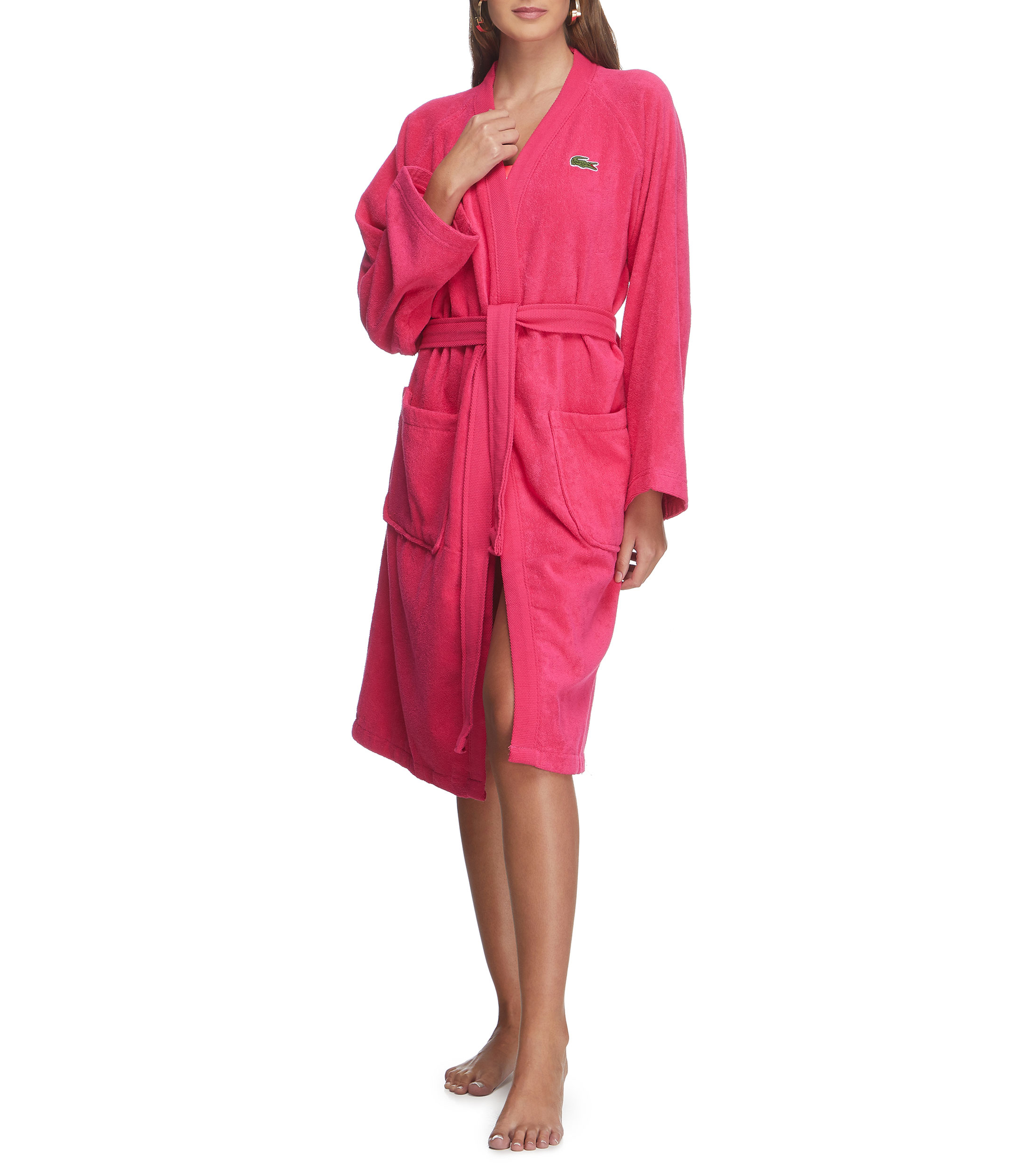 Lacoste Bata de Baño rosa Mujer - El Palacio de Hierro