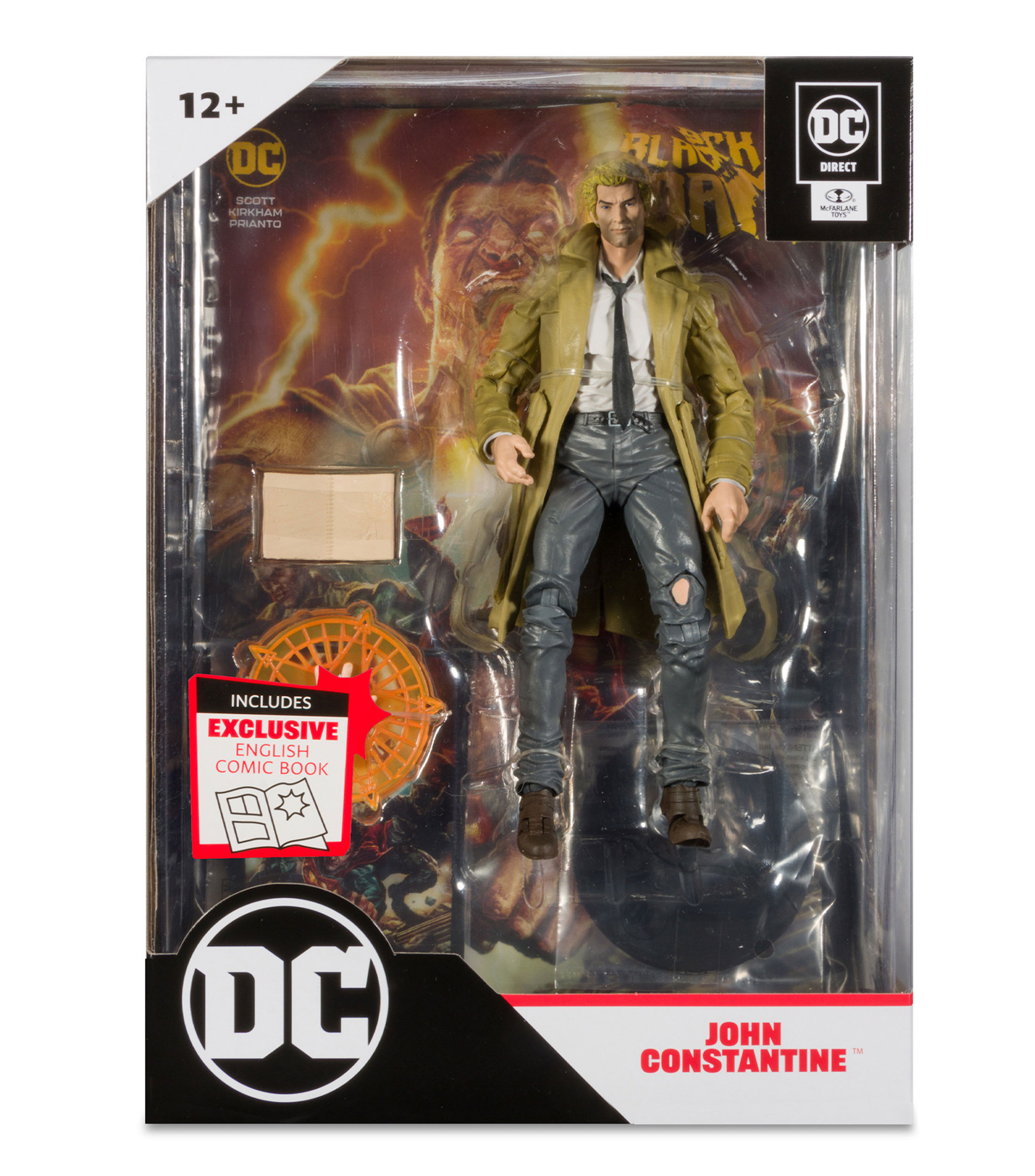 McFarlane DC Comics Figura Black Adam Constantine - El Palacio de Hierro
