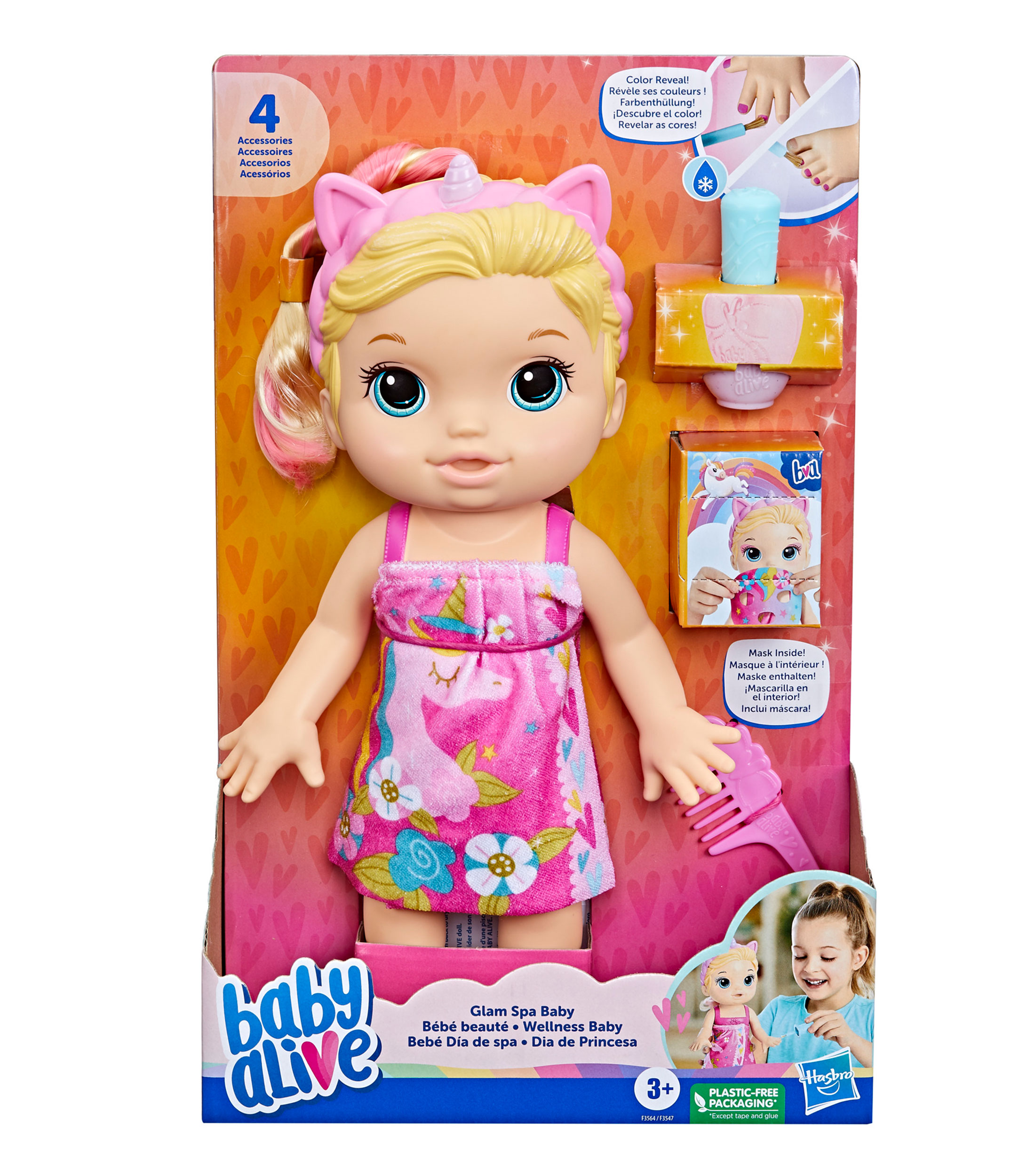 Baby Alive Muñeca Glam Spa Baby - El Palacio de Hierro