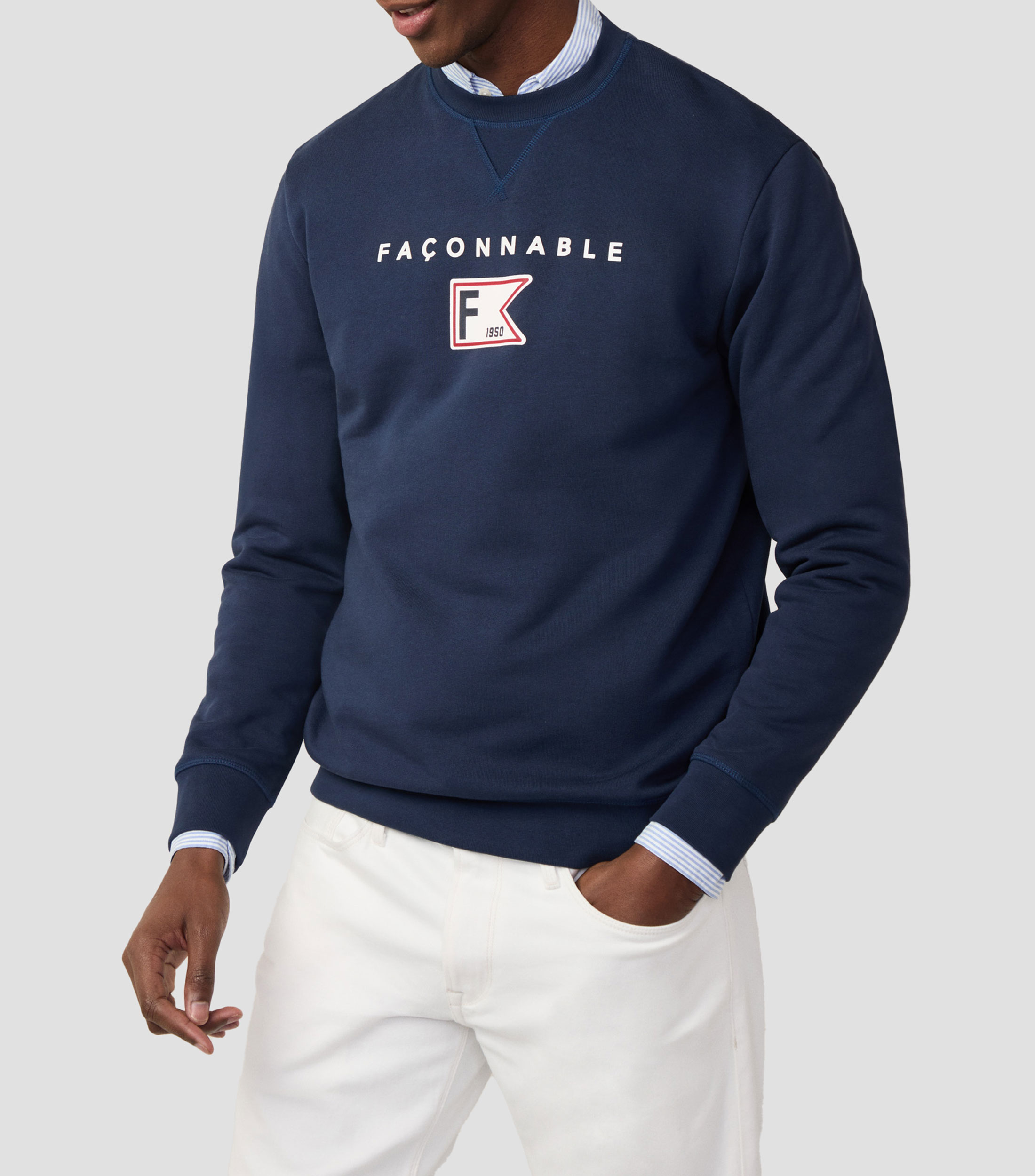 Façonnable: Sudadera con logo estampado Hombre | El Palacio de Hierro