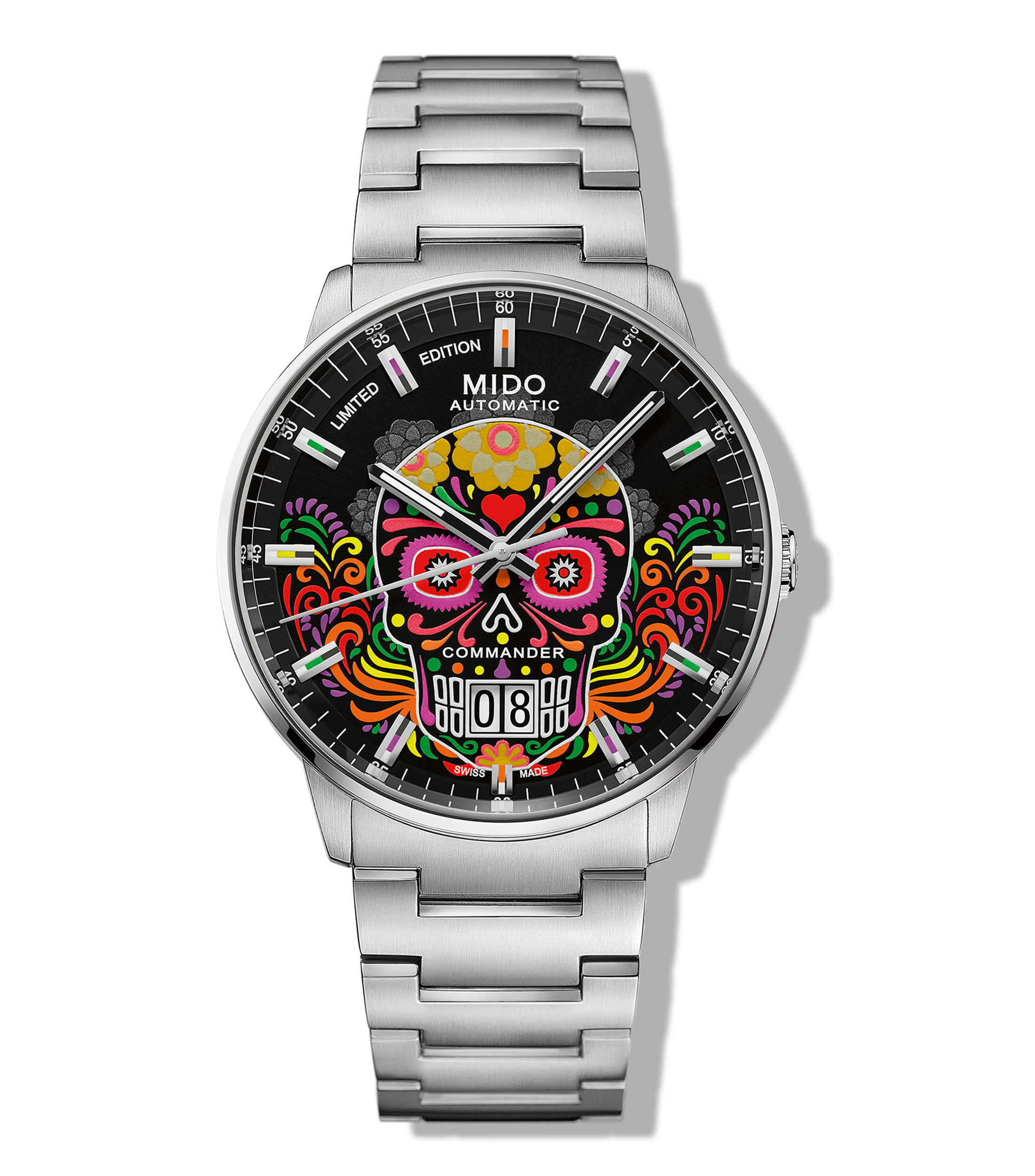 Mido Reloj Commander Big Date Celebración Unisex - El Palacio de Hierro