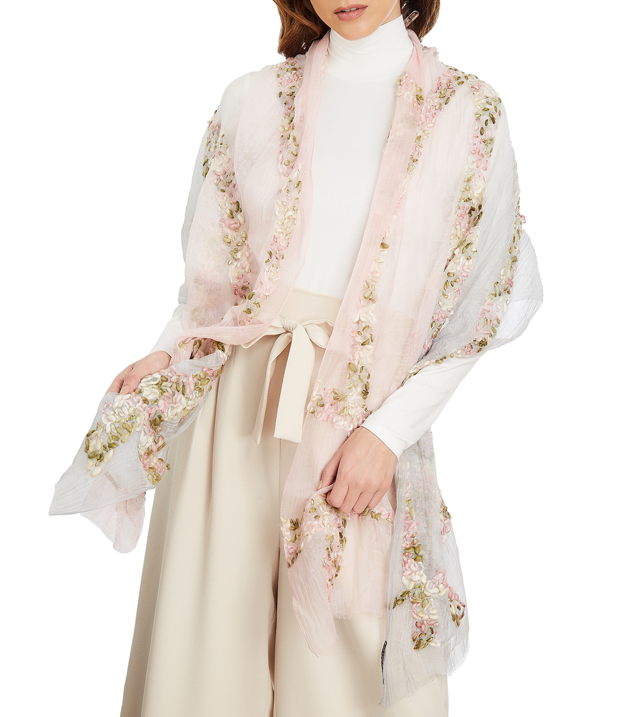 Escorpión Chalina rosa claro degradado Mujer - El Palacio de Hierro