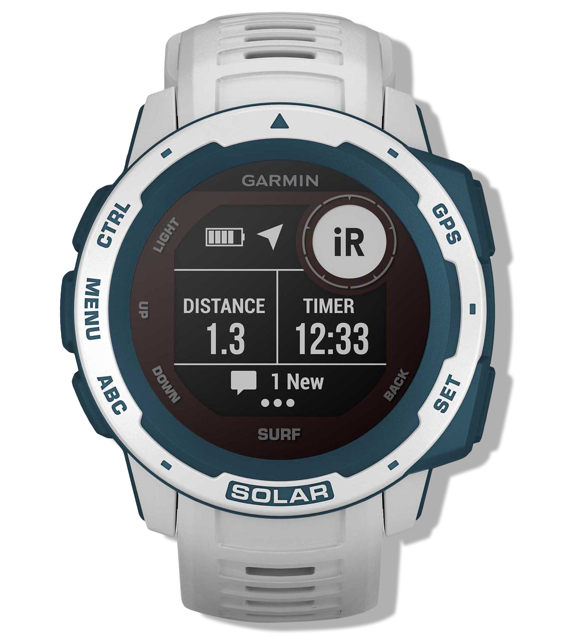Garmin Monitor deportivo Instict Solar Surf Azul - El Palacio de Hierro
