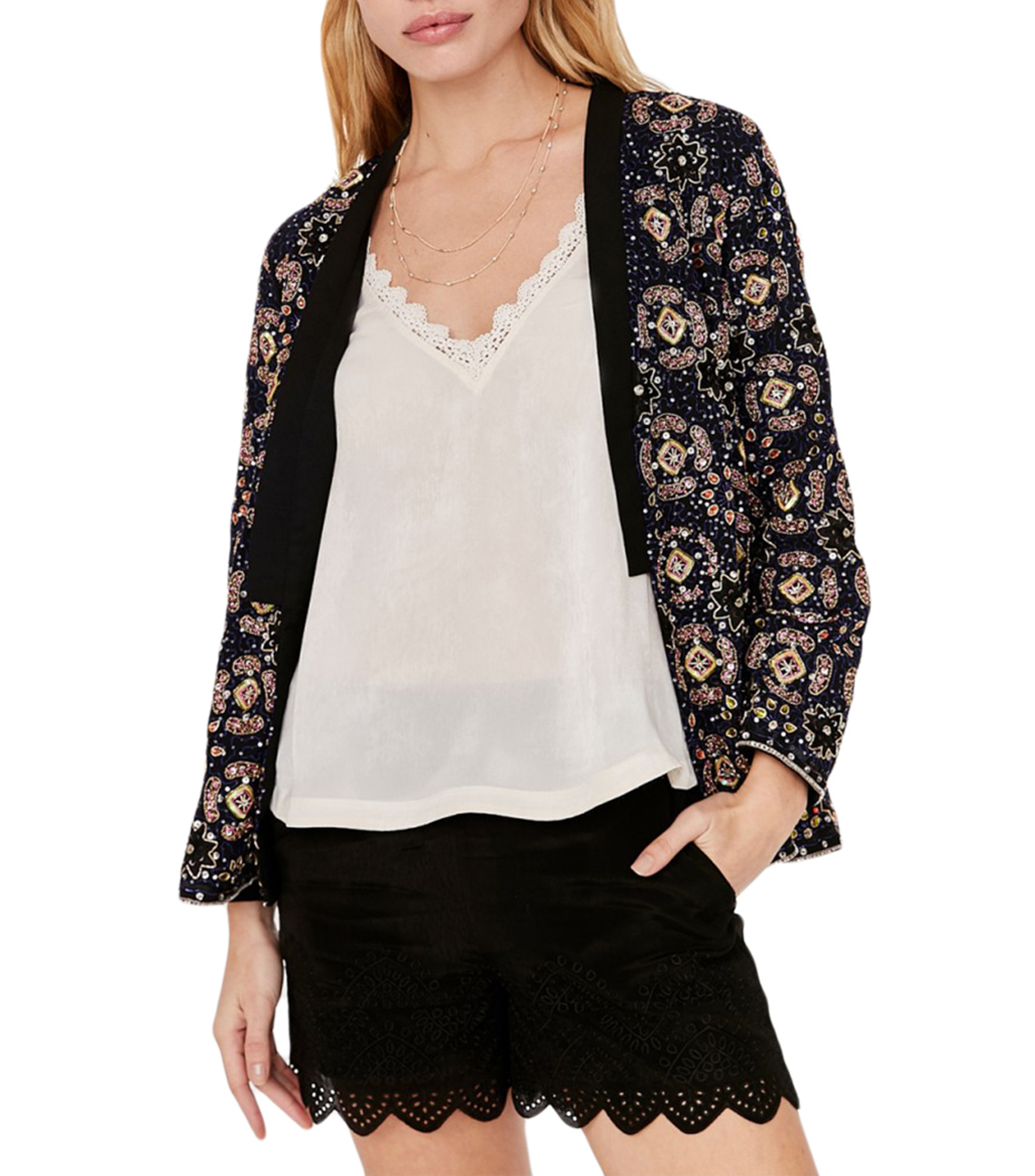 Rapsodia Saco con tribal y flores Mujer - El Palacio de Hierro