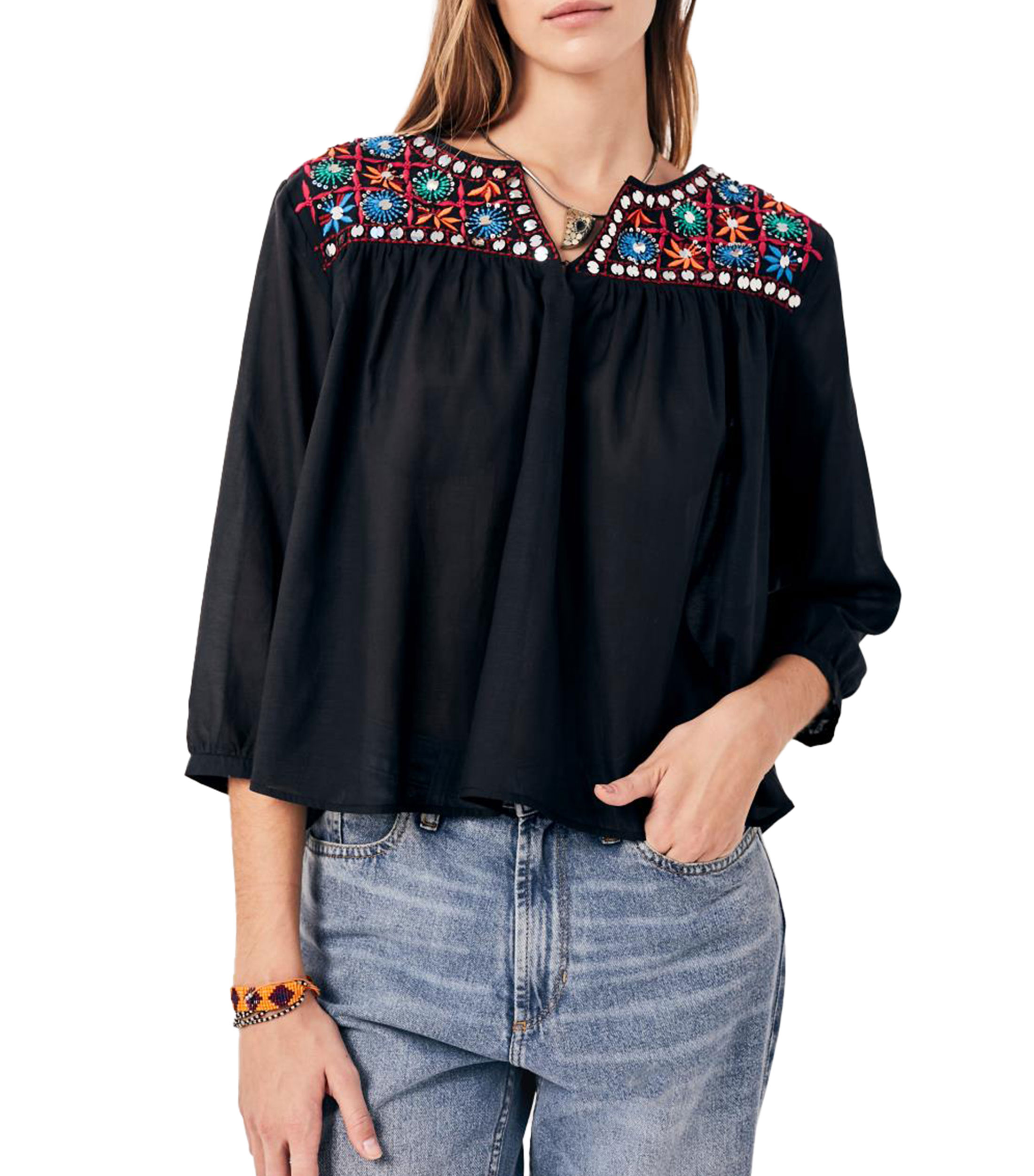 Rapsodia Blusa manga 3,4 Mujer - El Palacio de Hierro