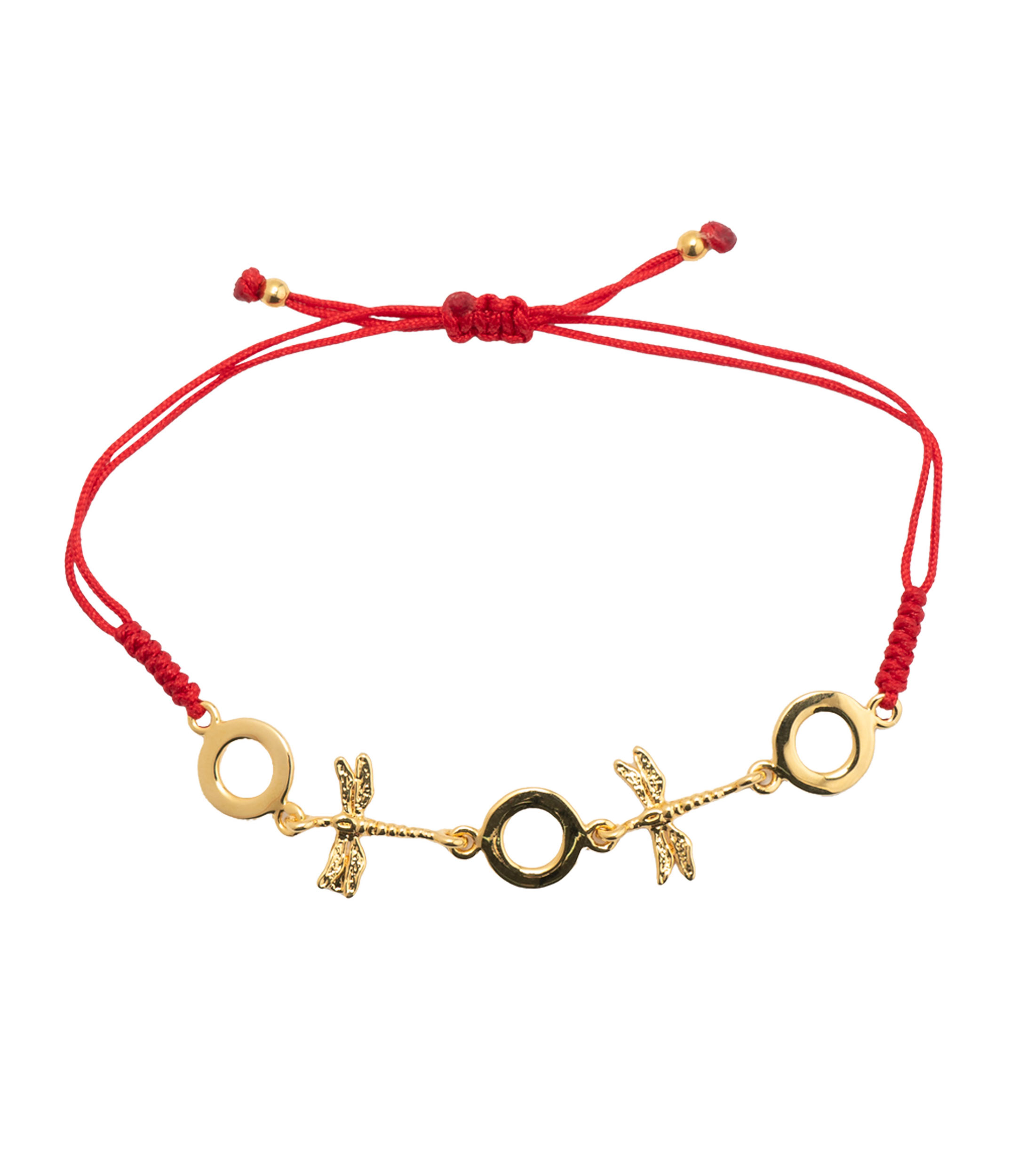 Pineda Covalin Pulsera roja con libélulas Mujer - El Palacio de Hierro