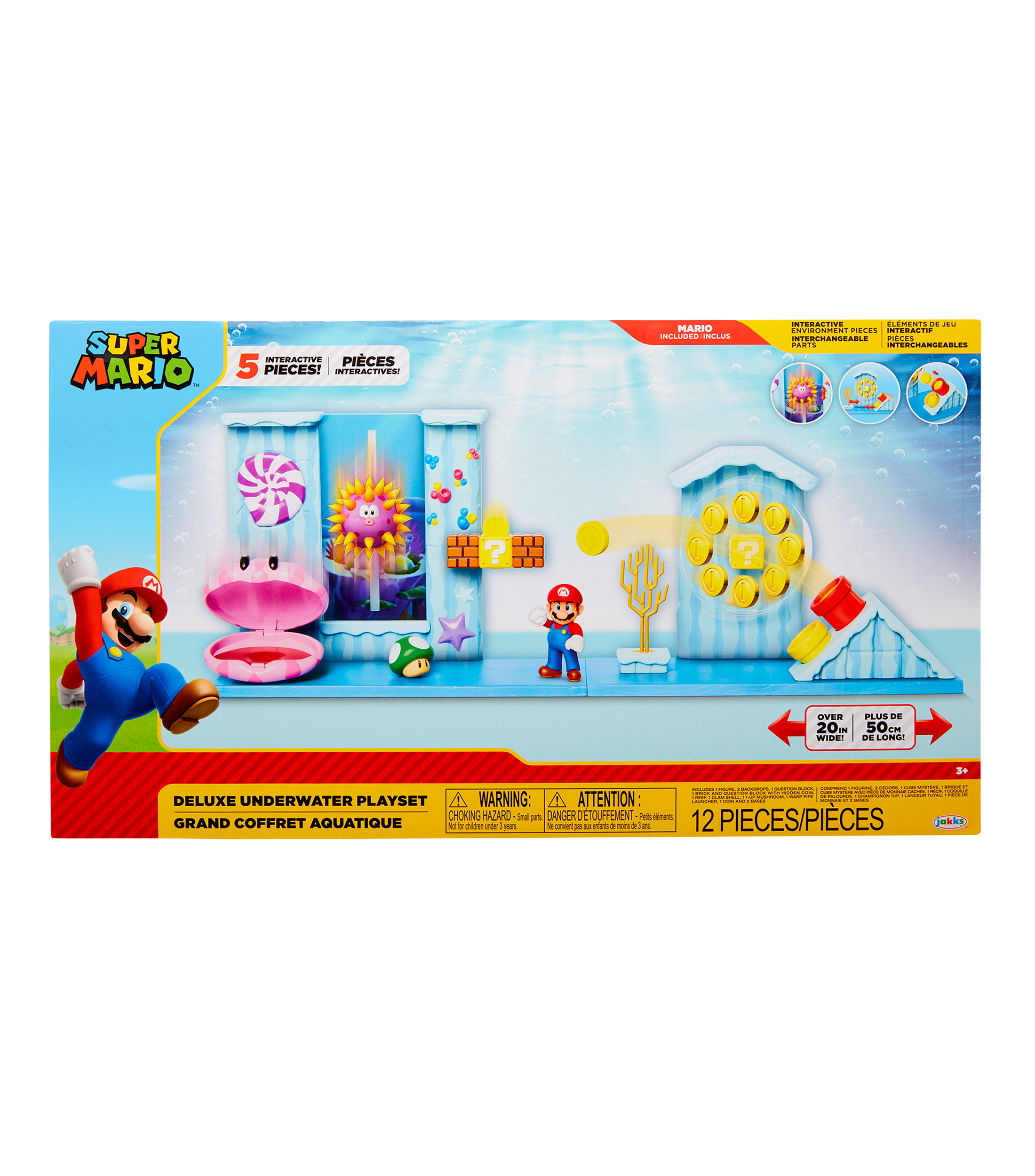 Nintendo Super Mario - Deluxe Underwater Playset - El Palacio de Hierro