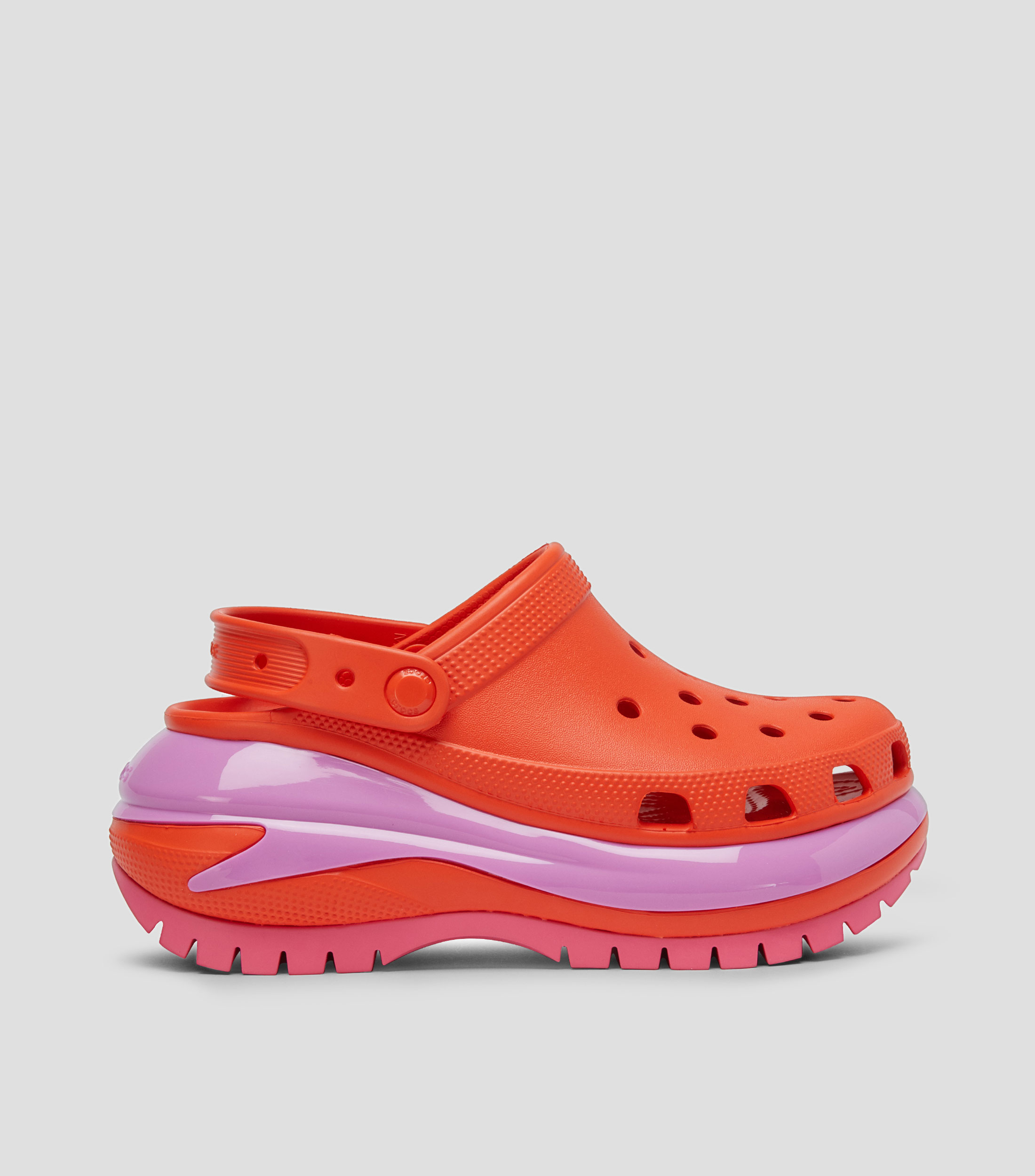 Crocs: Sandalias con tacón medio de cuña Mega Crush Mujer | El Palacio ...