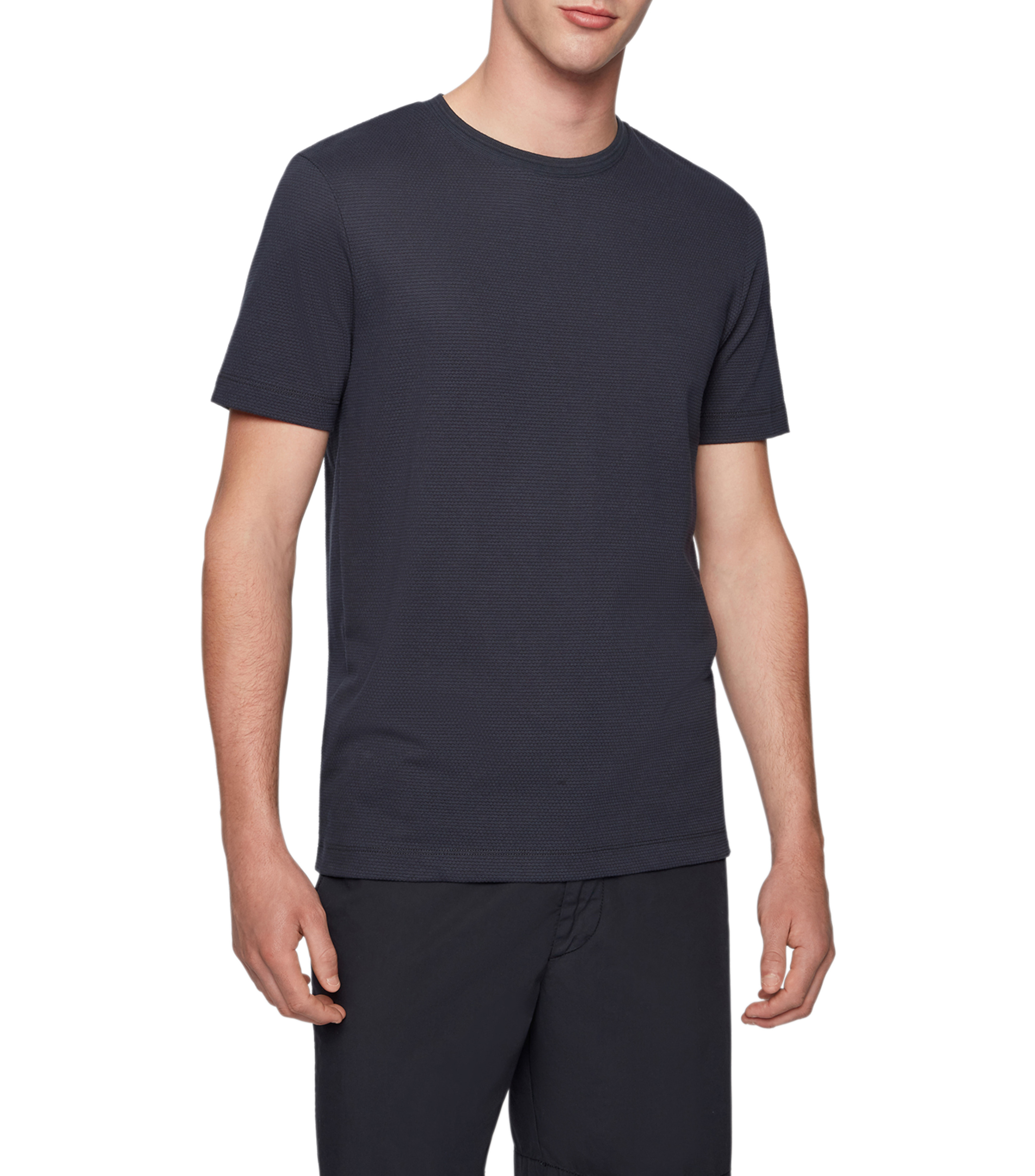 Hugo Boss Playera BOSS en mezcla de algodón con estructura de jacquard ...