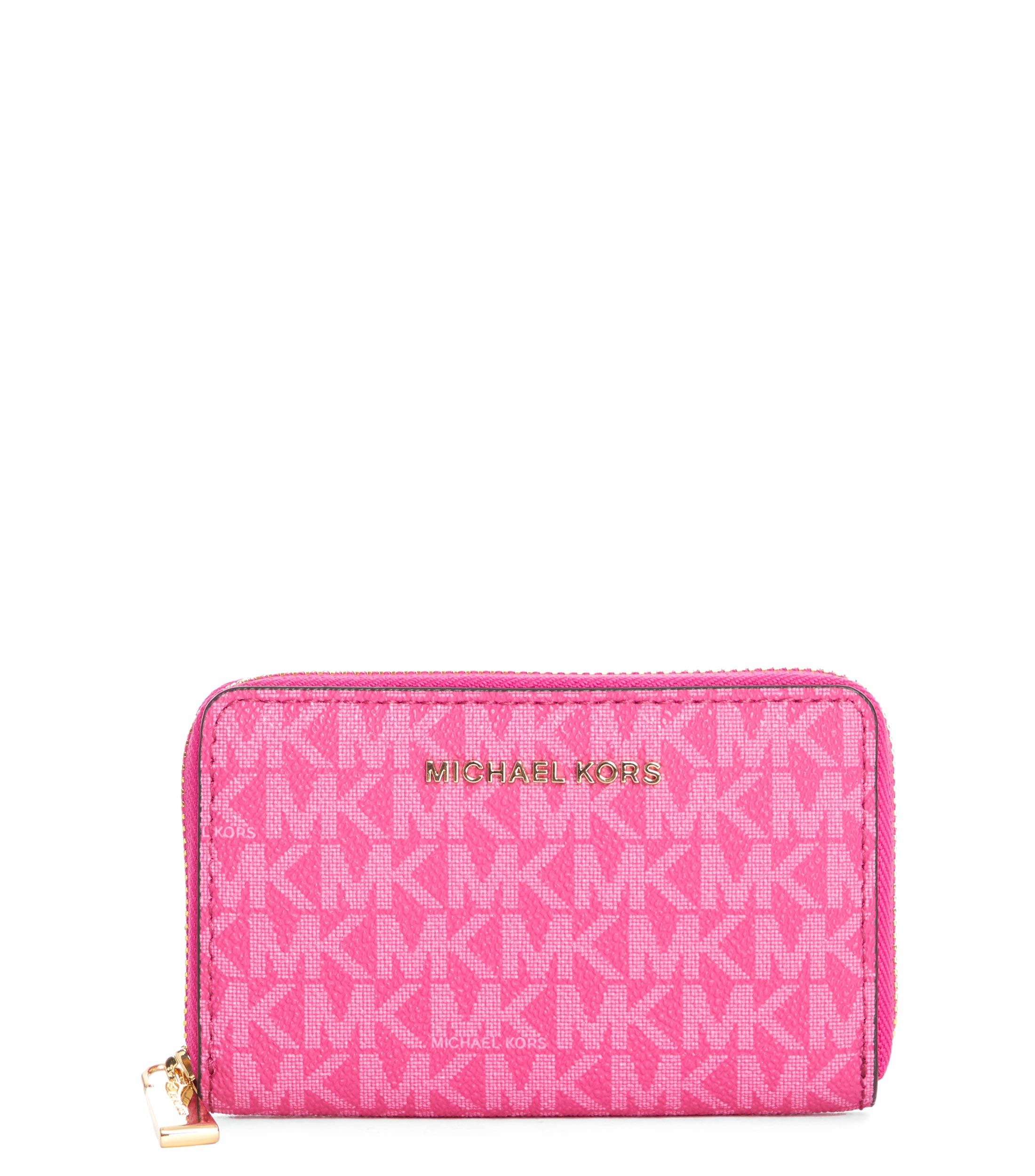 Michael Kors: Monedero fucsia Jet Set con monogram Mujer | El Palacio ...
